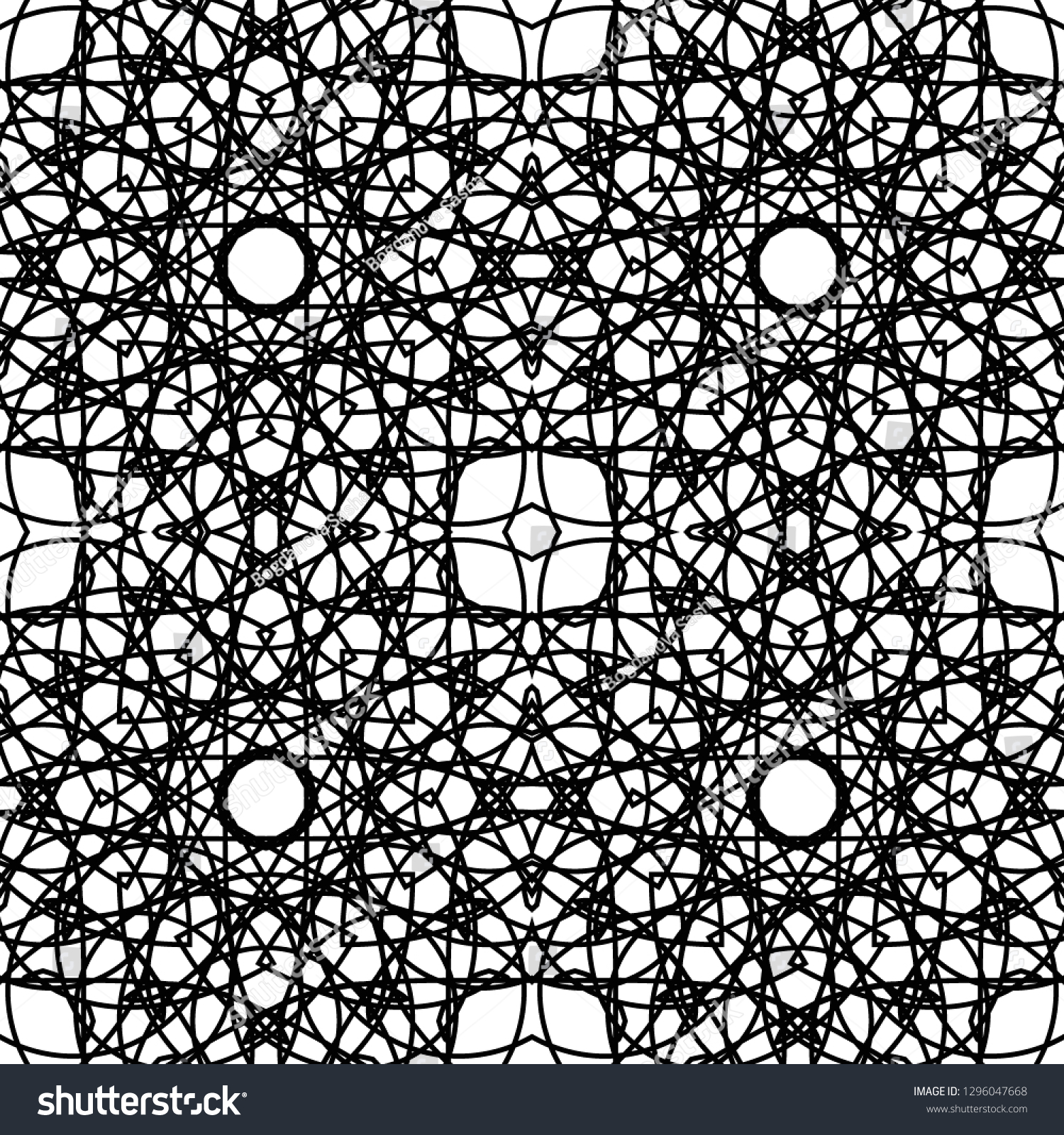 Classic Pattern Frame Print Design Geometric Stock Vector (Royalty Free ...