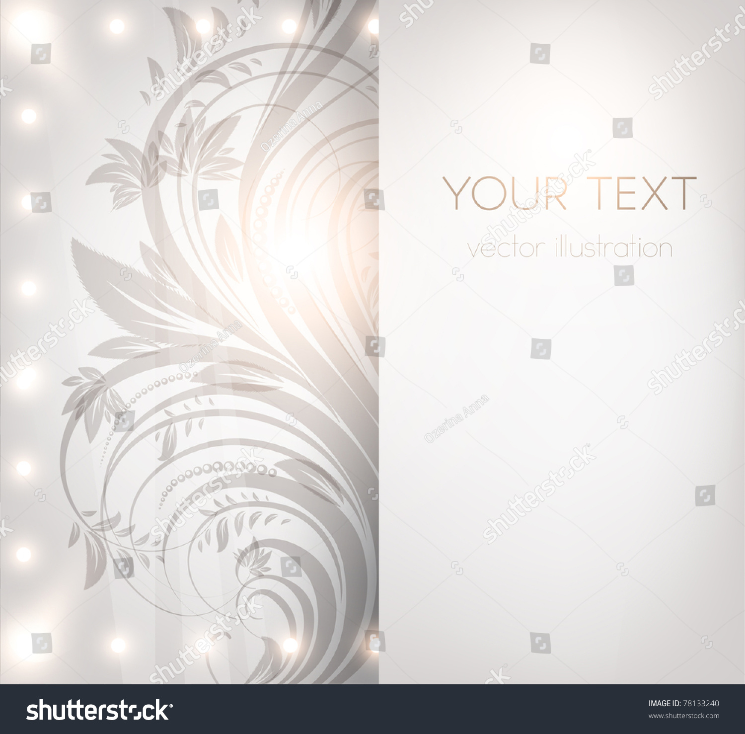 Classical Wallpaper Flower Pattern Retro Design Stock Vector (Royalty ...