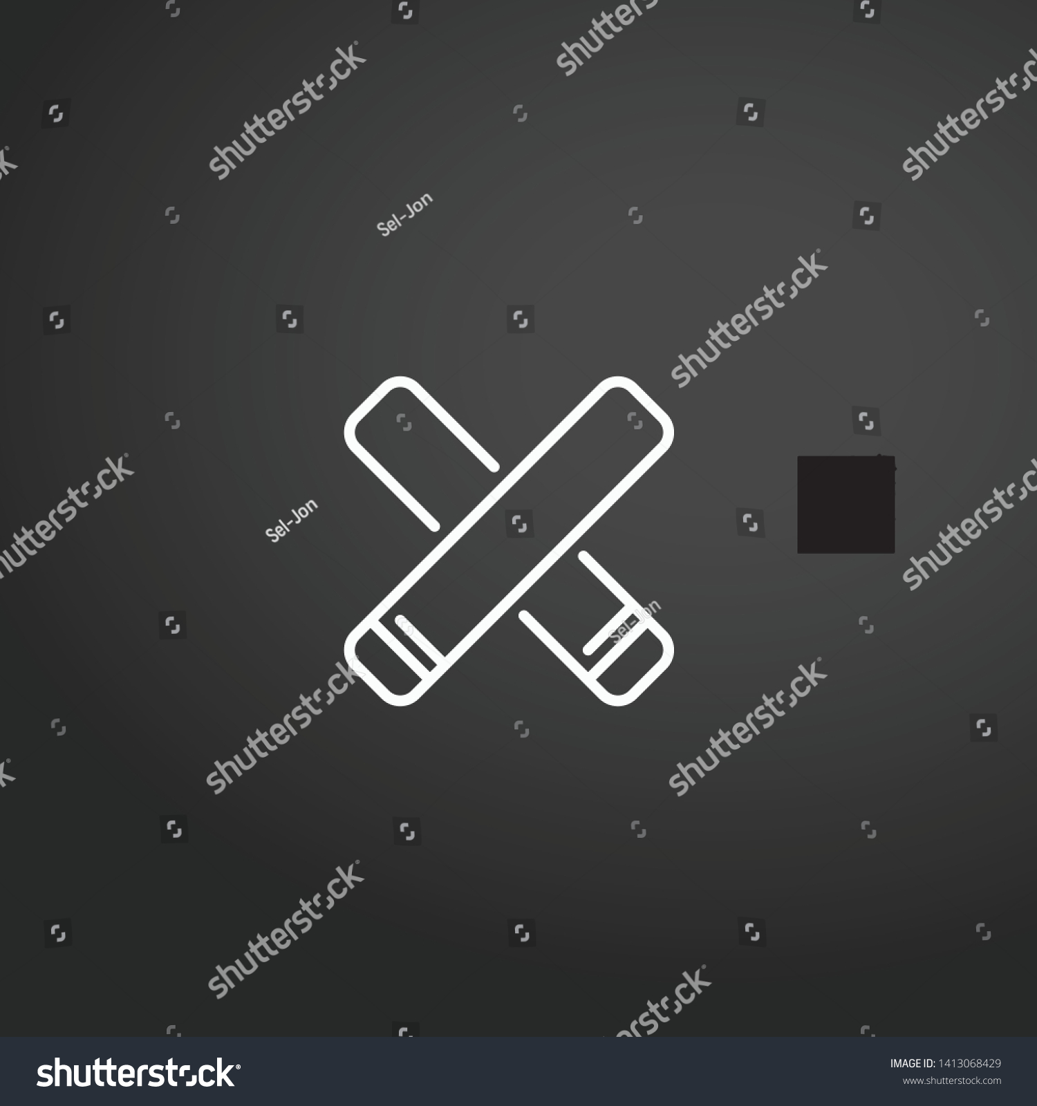 Clave Vector Icon Clave Concept Stroke Stock Vector (Royalty Free ...
