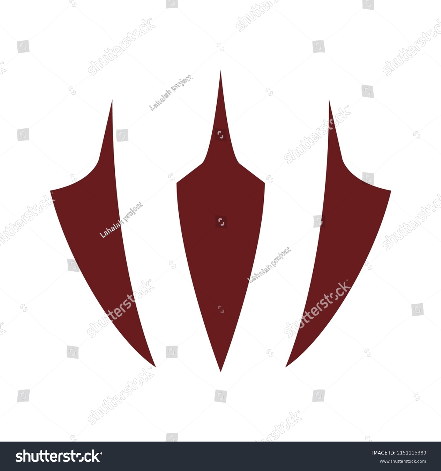 Claw Vector Sign Symbol Eps 10 Stock Vector (Royalty Free) 2151115389 ...