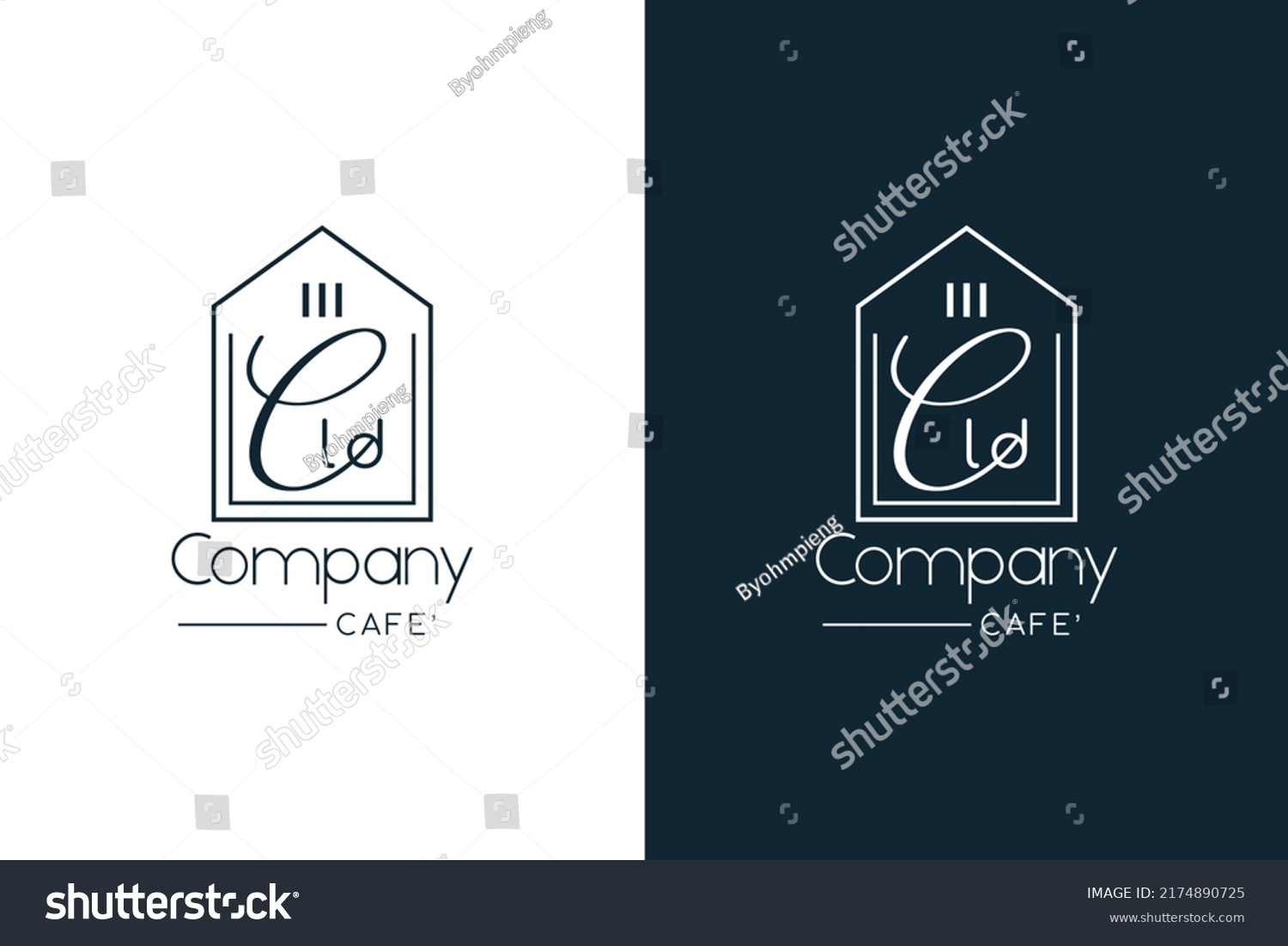 Cld Cdl Letter Logo Design Stock Vector (Royalty Free) 2174890725 ...