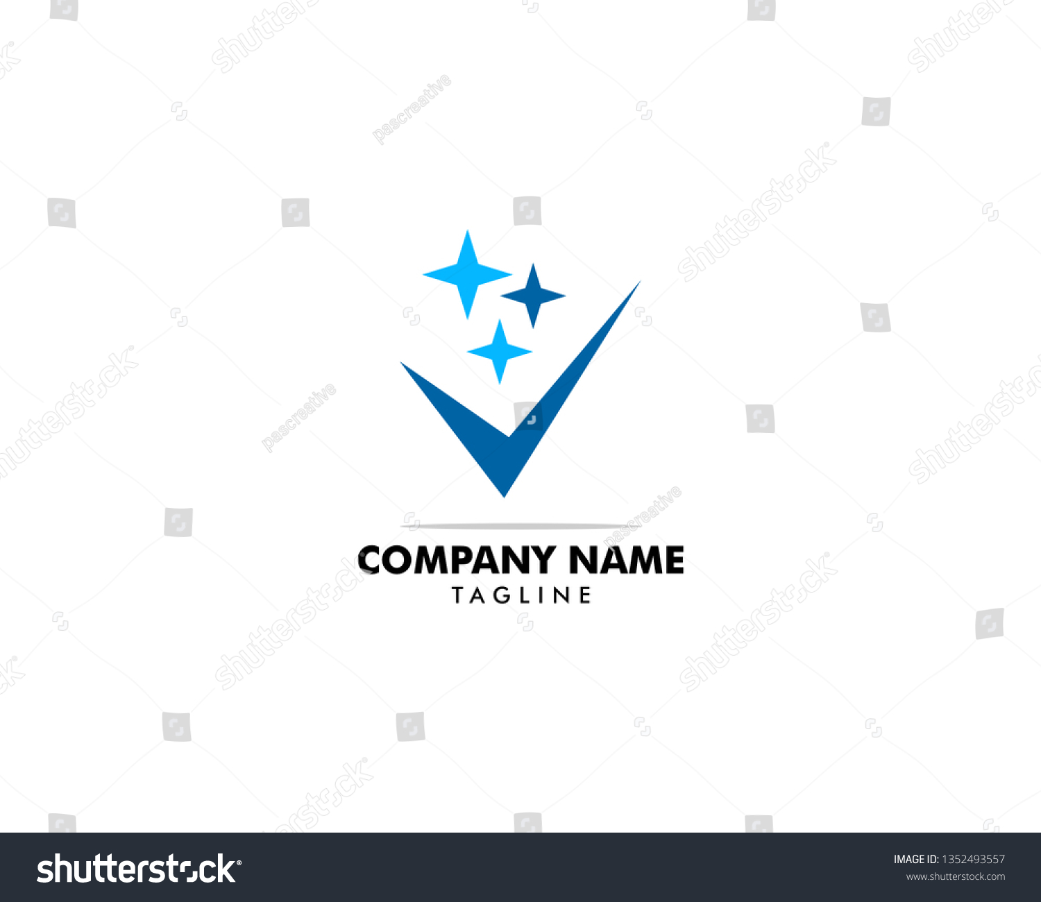 Clean Check Logo Designs Concept Vector Stock Vector (Royalty Free ...