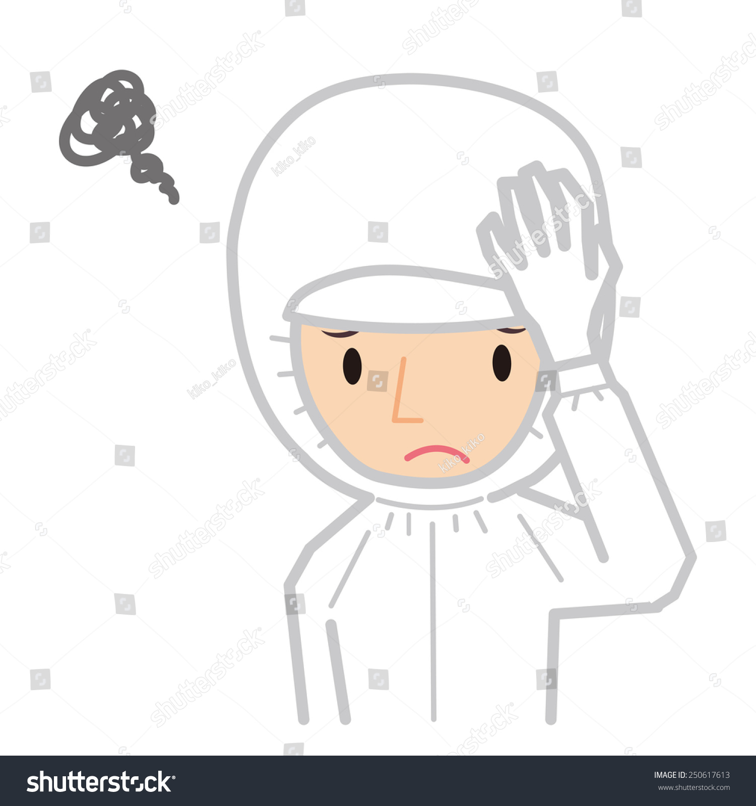 Clean Room Worker Stock Vector (Royalty Free) 250617613 | Shutterstock