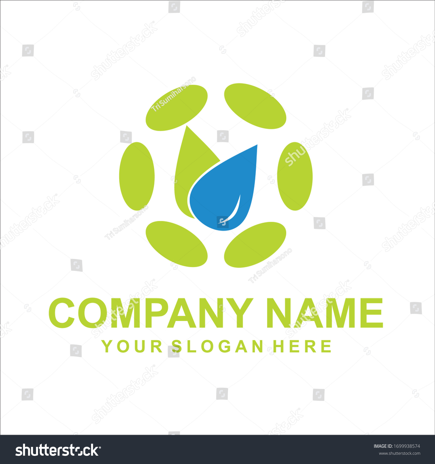 Clean Water Logo Vector Design: เวกเตอร์สต็อก (ปลอดค่าลิขสิทธิ์ ...