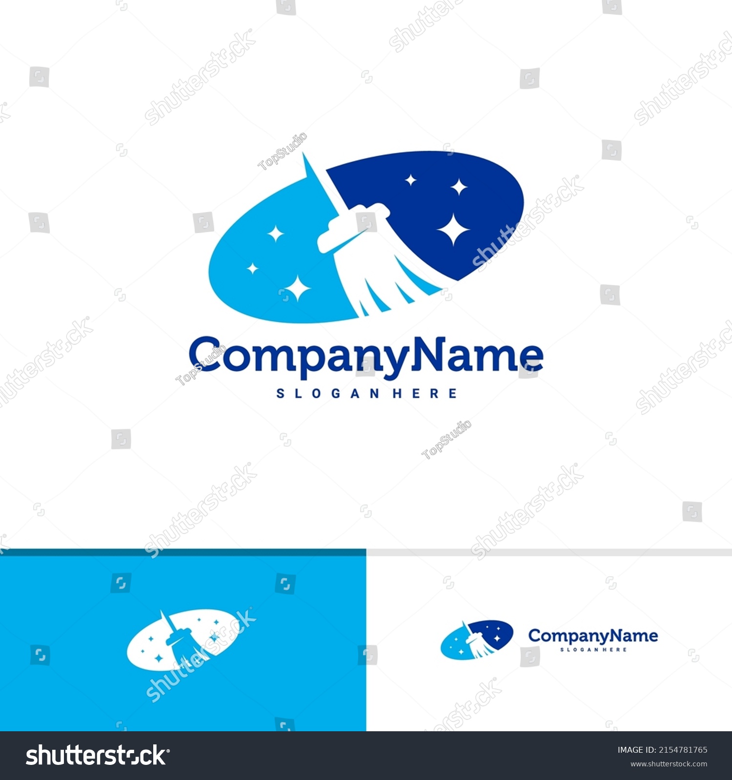Cleaning Logo Vector Template Creative Cleaning Stock Vector (Royalty ...