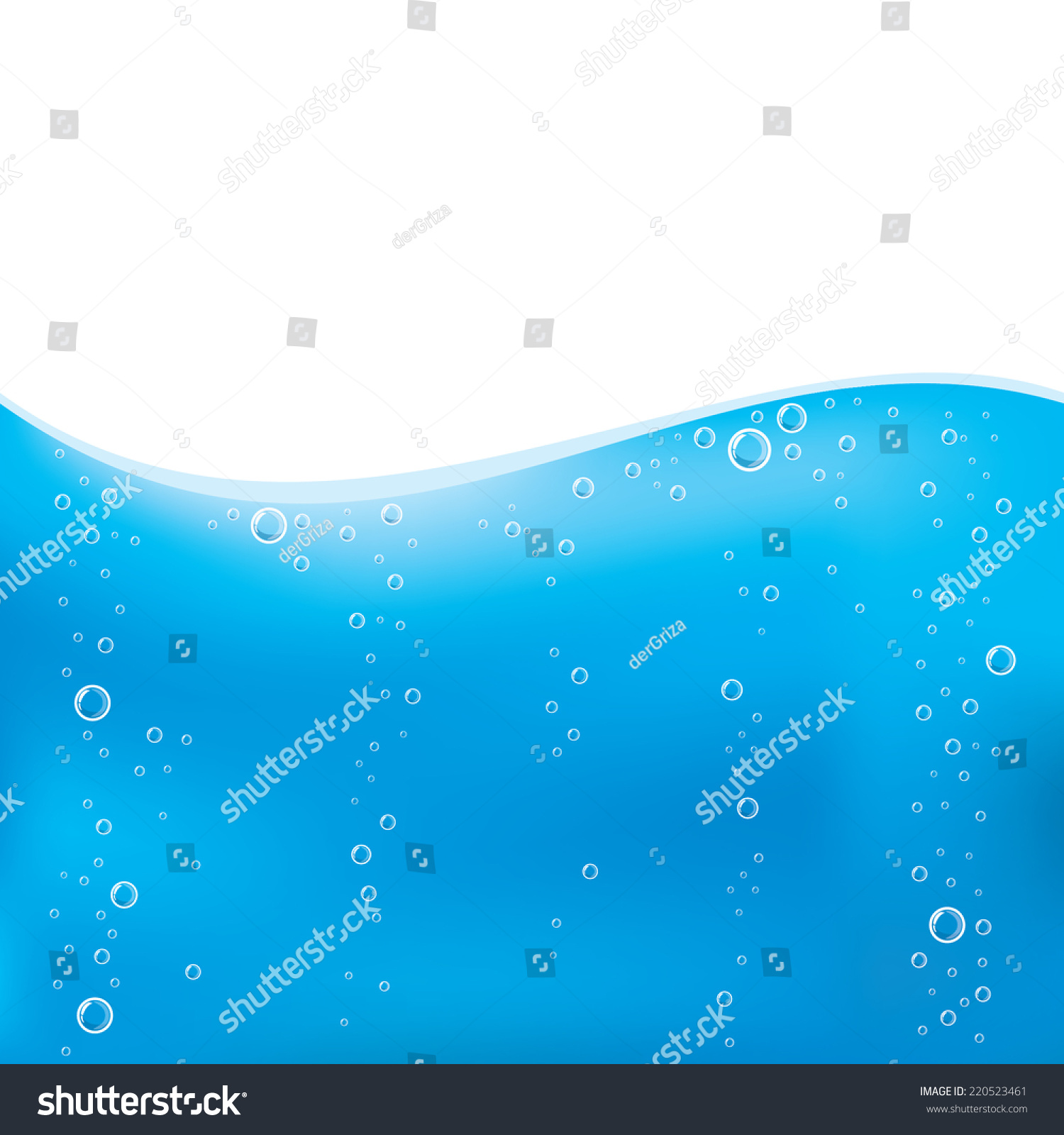 Clear Blue Water Background Stock Vector (Royalty Free) 220523461 ...