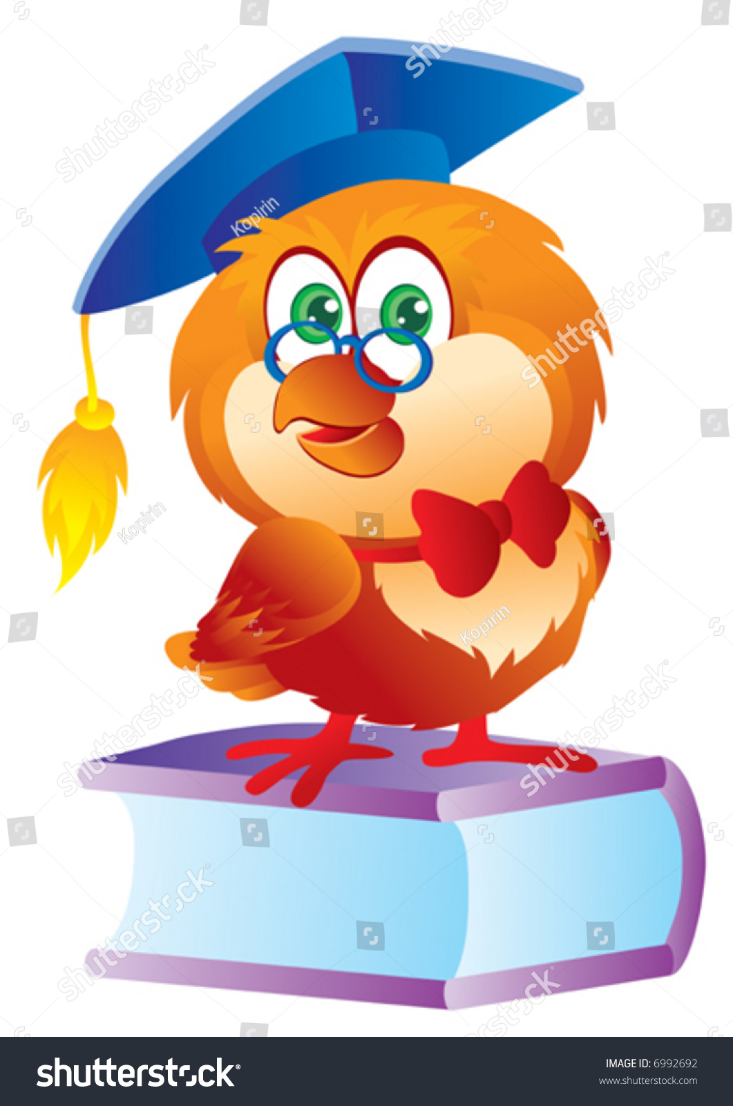 Clever Owl Stock Vector (Royalty Free) 6992692 | Shutterstock