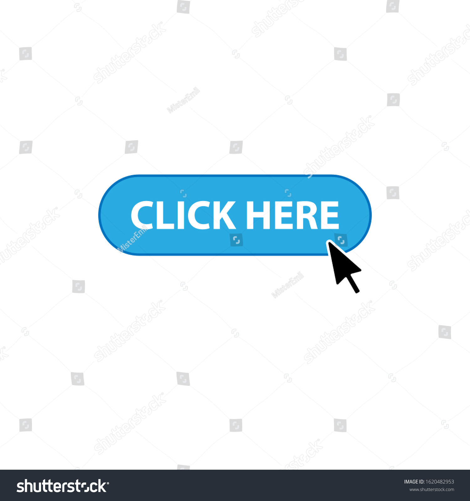 Click Here Button Icon Arrow 스톡 벡터(로열티 프리) 1620482953 | Shutterstock