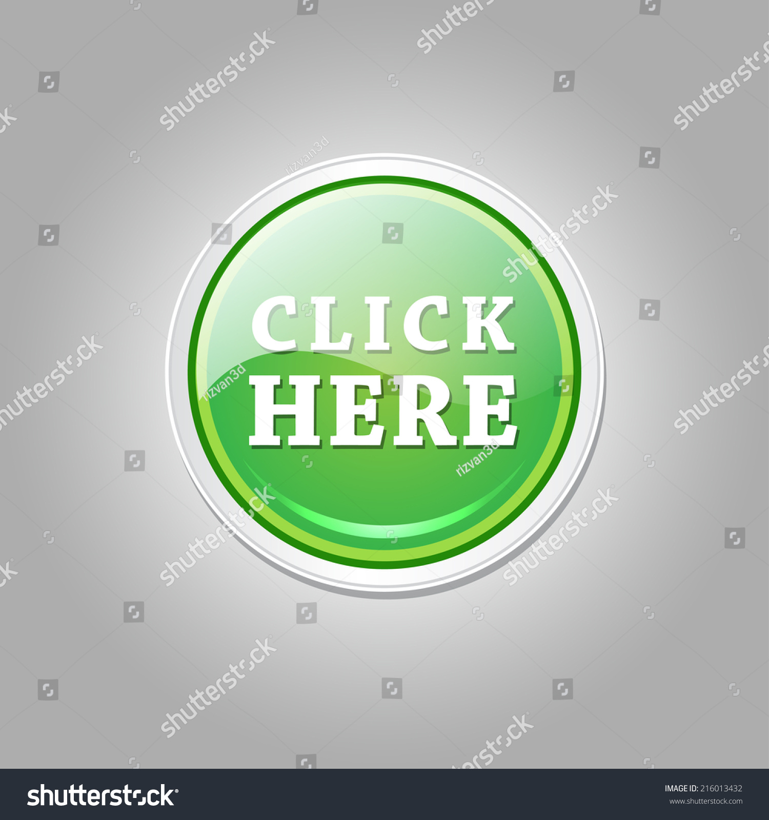 Click Here Vector Icon Button Stock Vector (Royalty Free) 216013432 ...