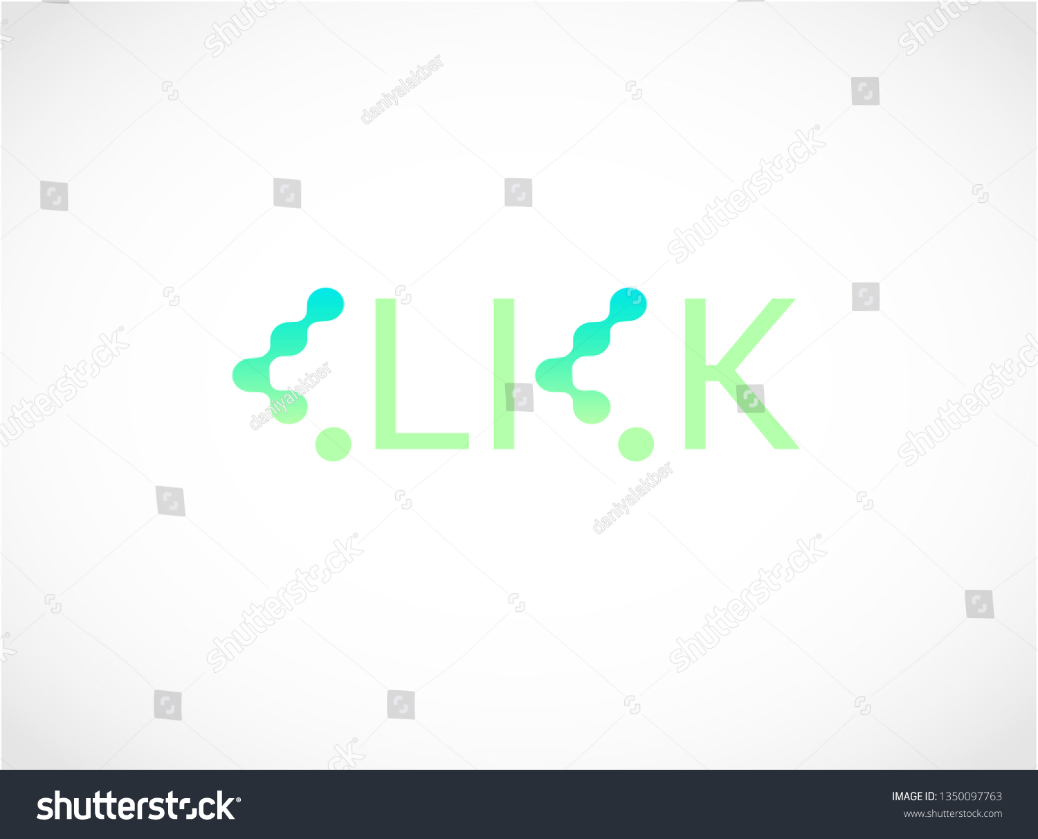 Click Logo Design Typography Vector Stock Vector (Royalty Free ...