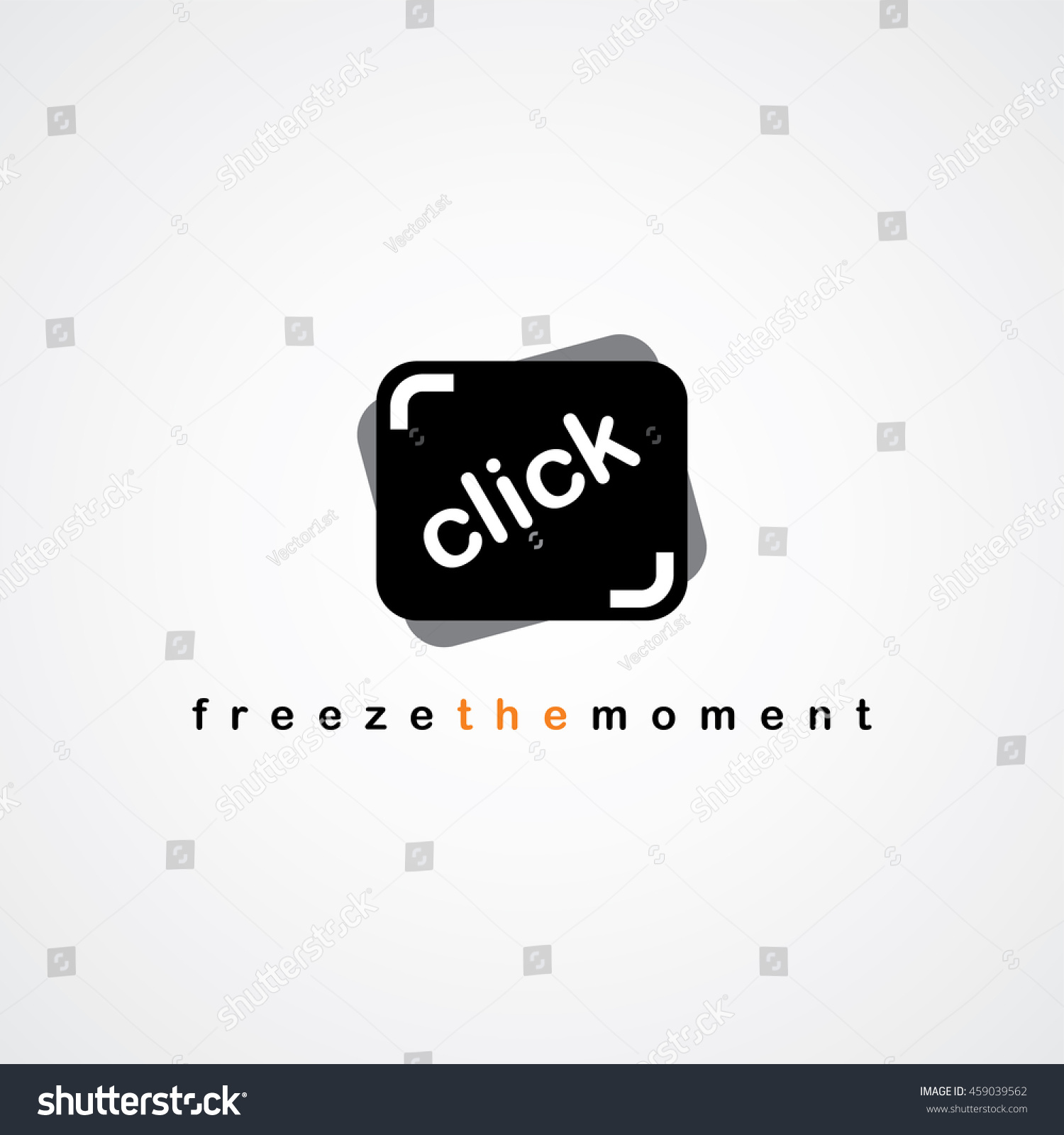Click Photography Logo Camera Theme Logotype Stock Vector (Royalty Free ...