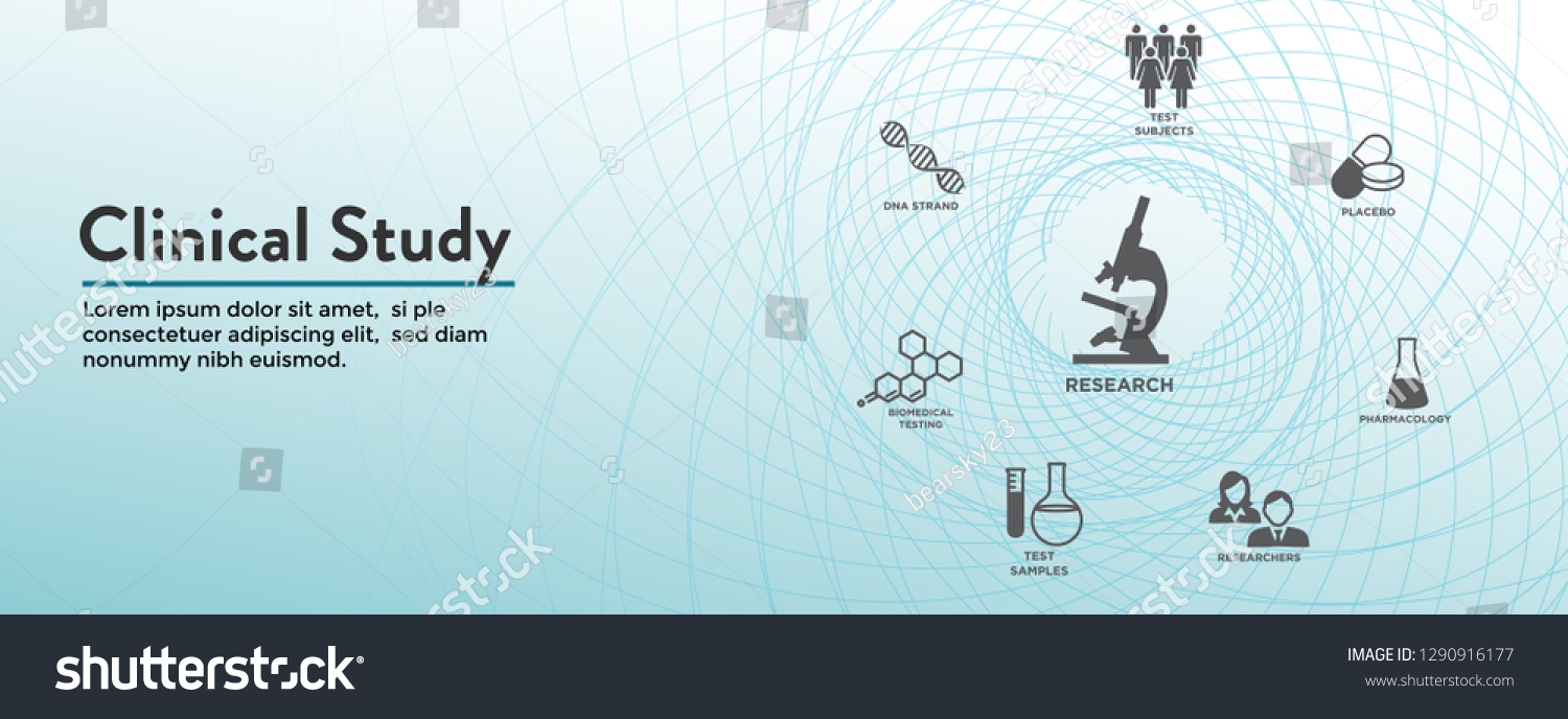 Clinical Study Web Header Banner Icon: เวกเตอร์สต็อก (ปลอดค่าลิขสิทธิ์ ...