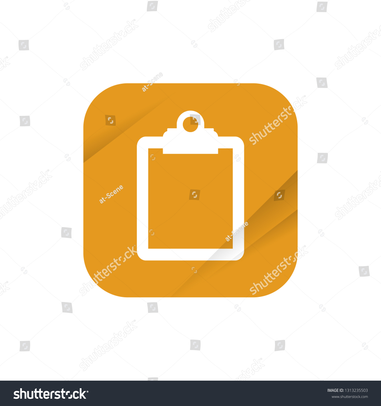 Clipboard App Icon Stock Vector (Royalty Free) 1313235503 | Shutterstock