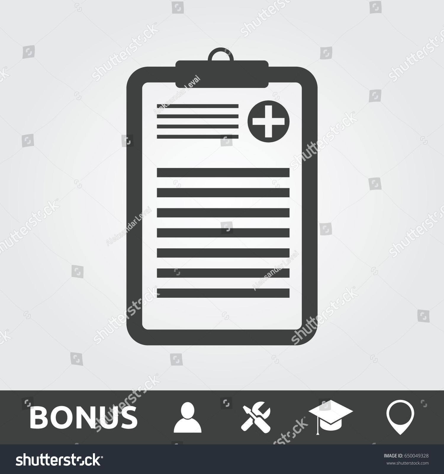 Clipboard Outline Stock Vector (Royalty Free) 650049328 | Shutterstock