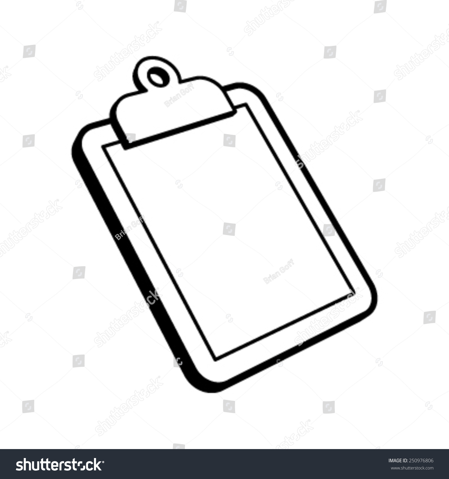 Clipboard Vector Icon Stock Vector (Royalty Free) 250976806 | Shutterstock