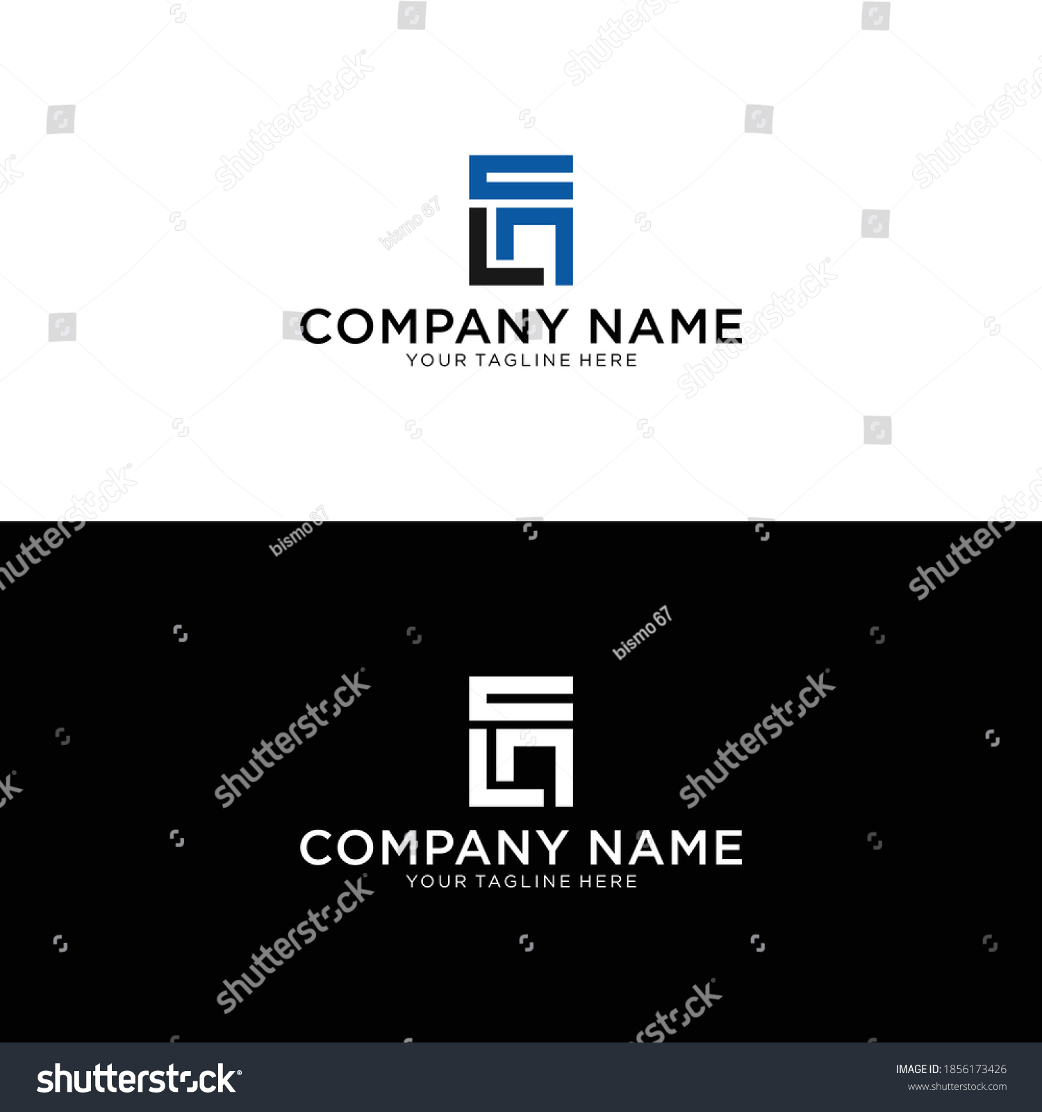 Cln Letter Logo Design Polygon Monogram Stock Vector (Royalty Free ...