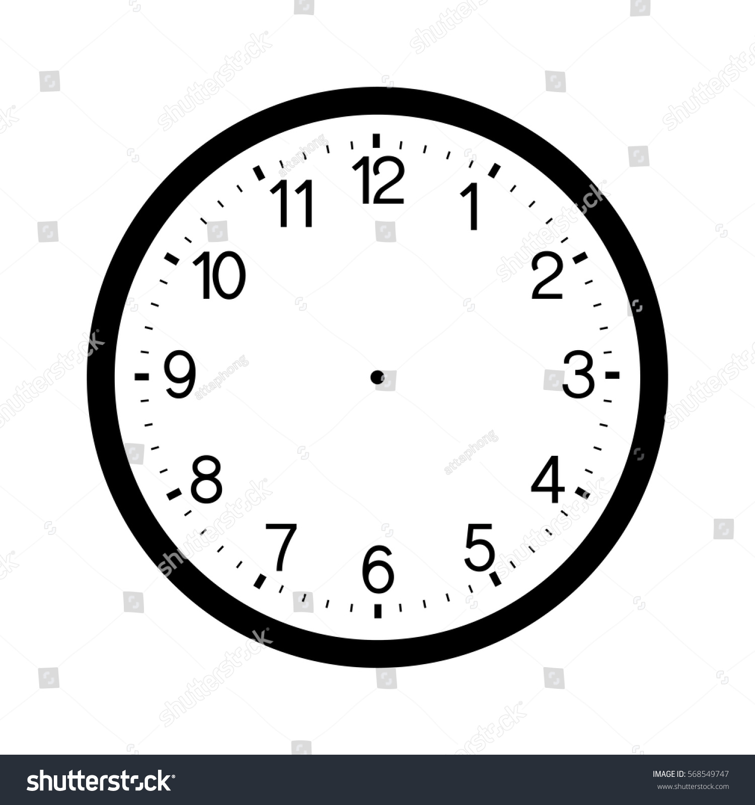 4,586 Clock face blank Images, Stock Photos & Vectors | Shutterstock