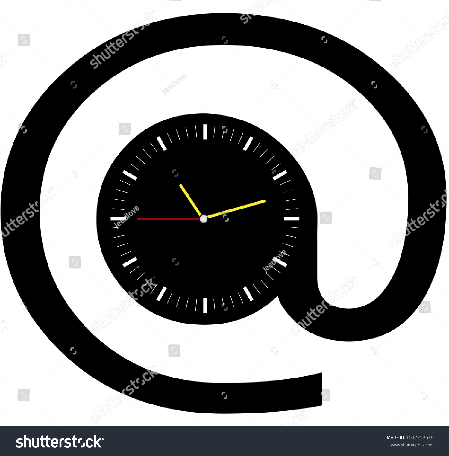 Clock Face Design Stock Vector (Royalty Free) 1042713619 | Shutterstock
