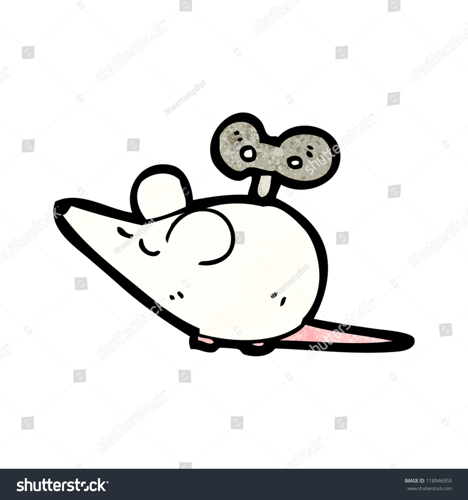 Clockwork Mouse Cartoon Stock Vector (Royalty Free) 118946959