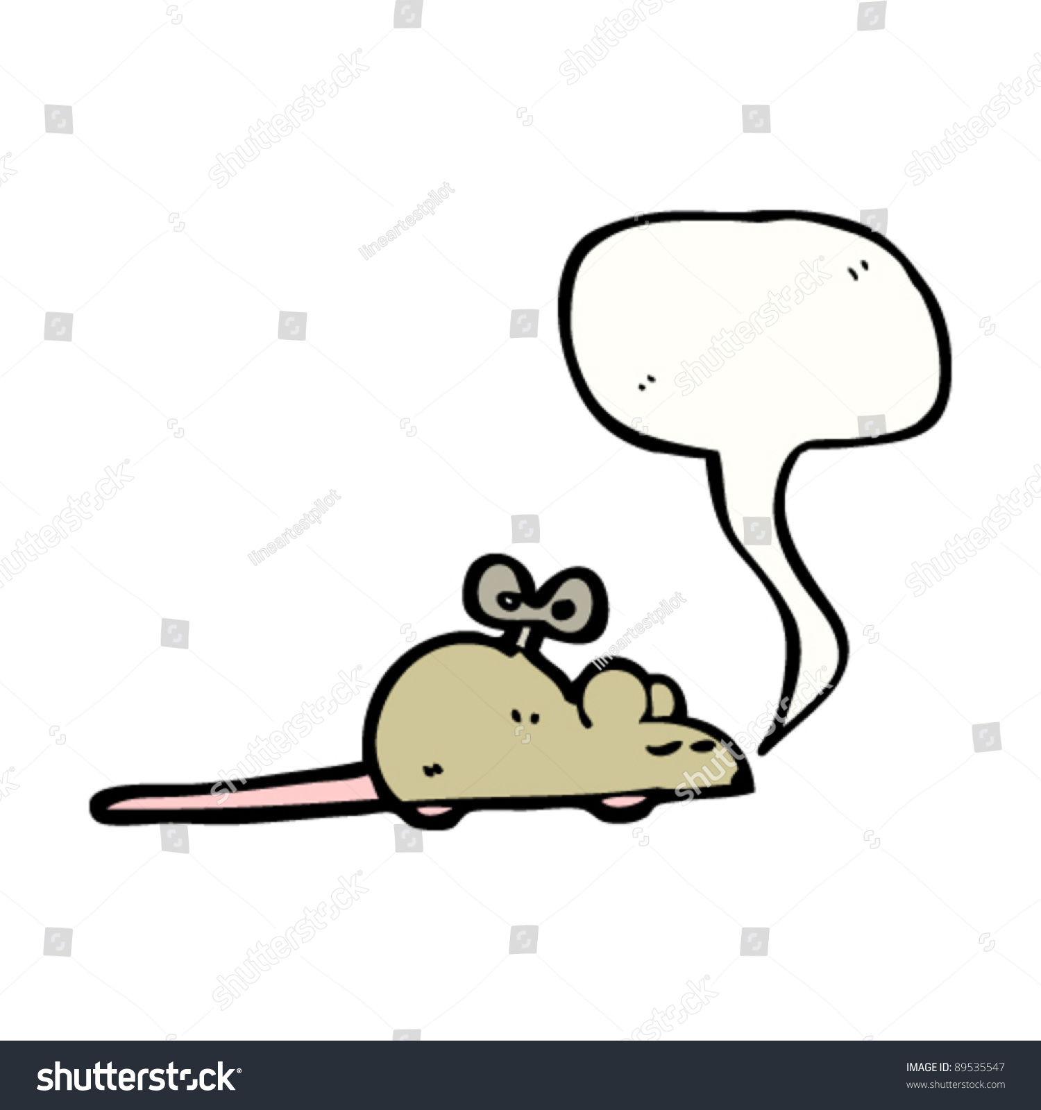 Clockwork Mouse Cartoon Stock Vector (Royalty Free) 89535547
