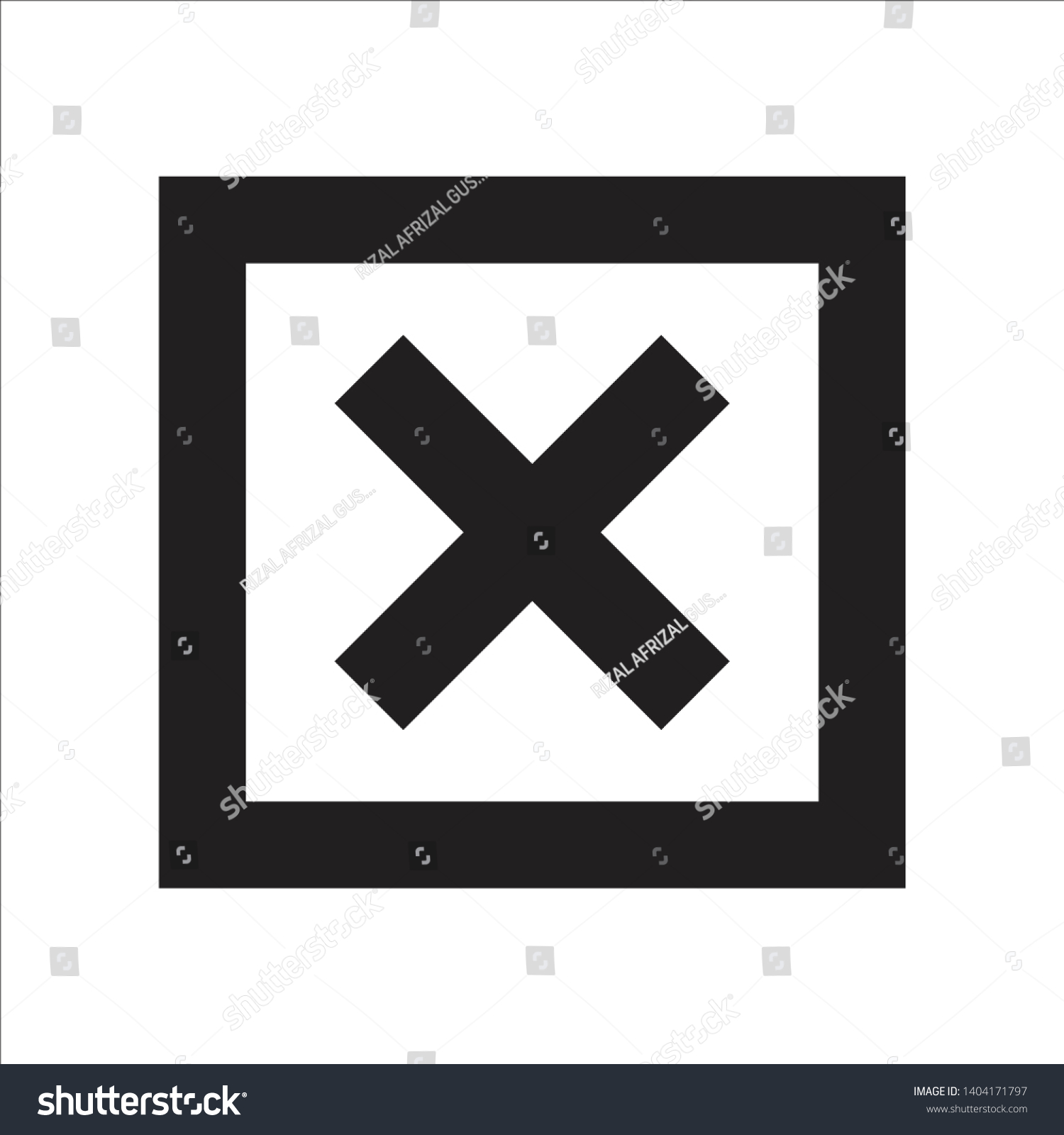 Close Mark Icon Vector Illustration Stock Vector (Royalty Free ...