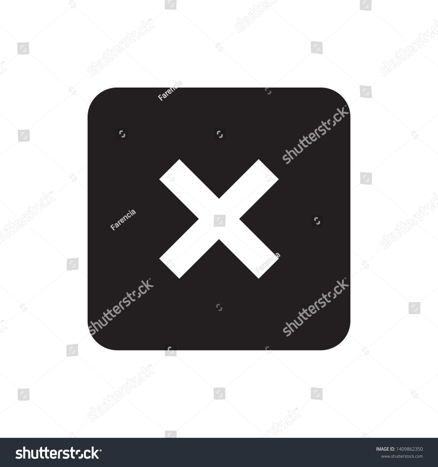 Close Mark Icon Vector Illustration Stock Vector (Royalty Free ...