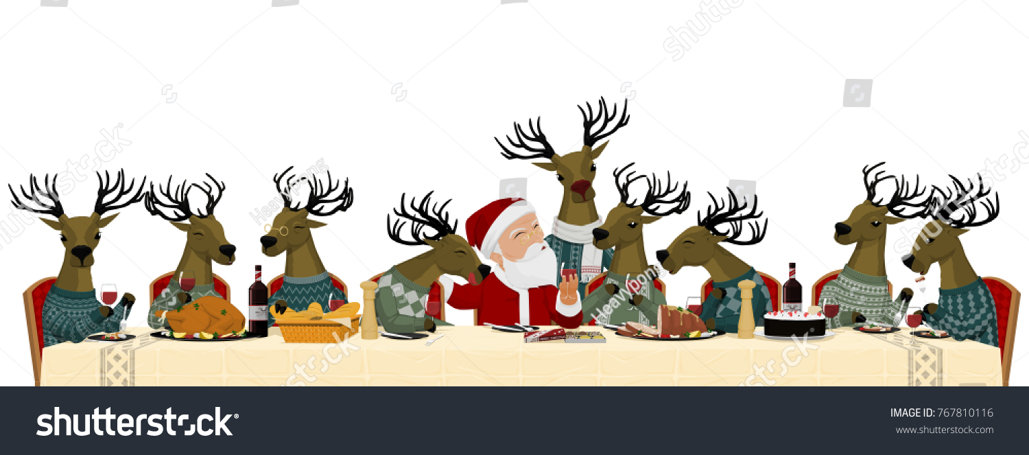 4368 Reindeers Eating Görseli Stok Fotoğraflar Ve Vektörler Shutterstock