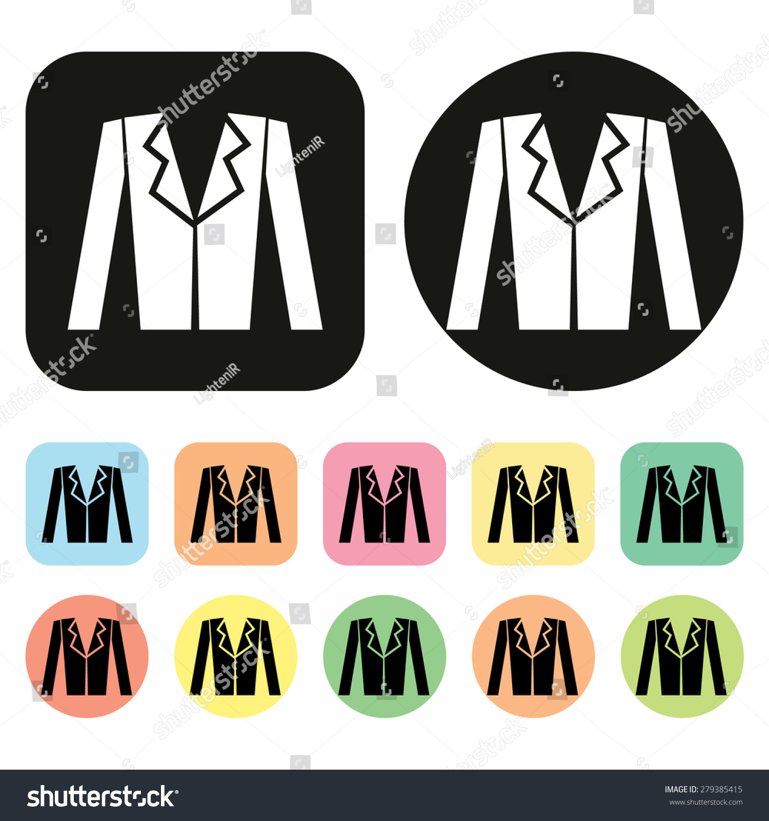 Cloth Icon Stock Vector (Royalty Free) 279385415 | Shutterstock