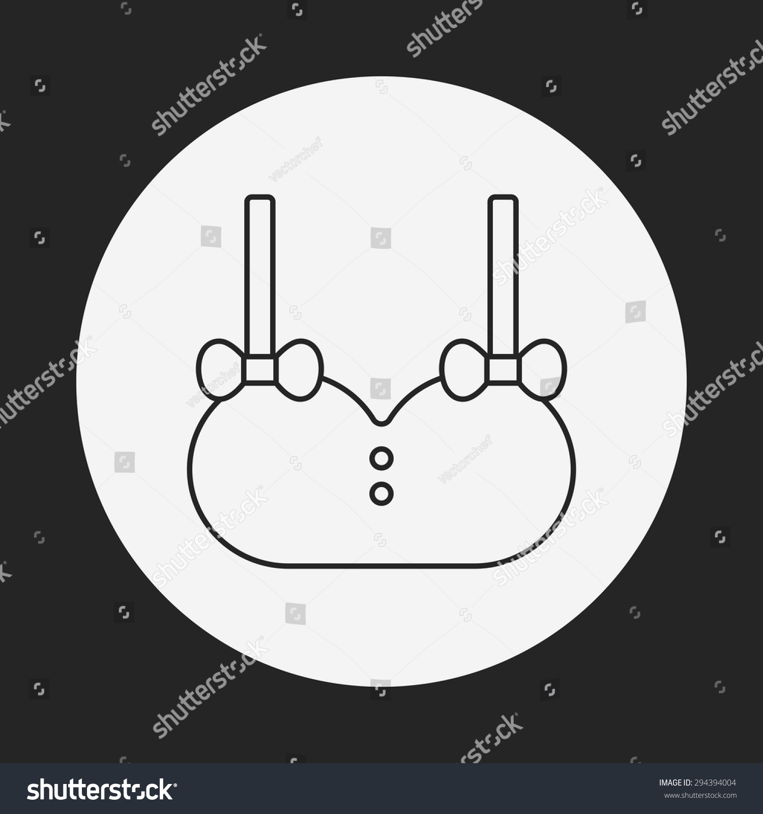 Clothes Line Icon Stock Vector (Royalty Free) 294394004 | Shutterstock