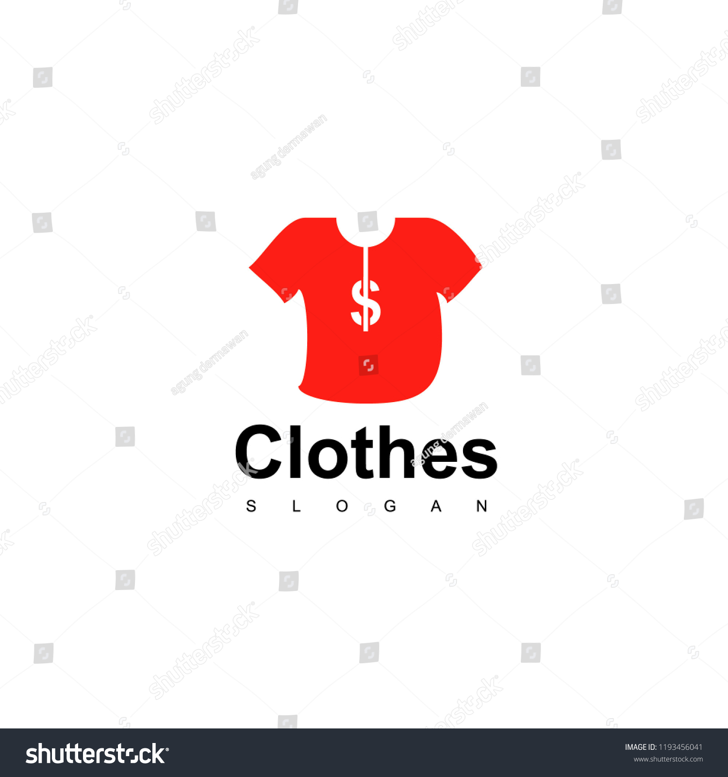 Clothes Shop Logo Design Vector: เวกเตอร์สต็อก (ปลอดค่าลิขสิทธิ์ ...