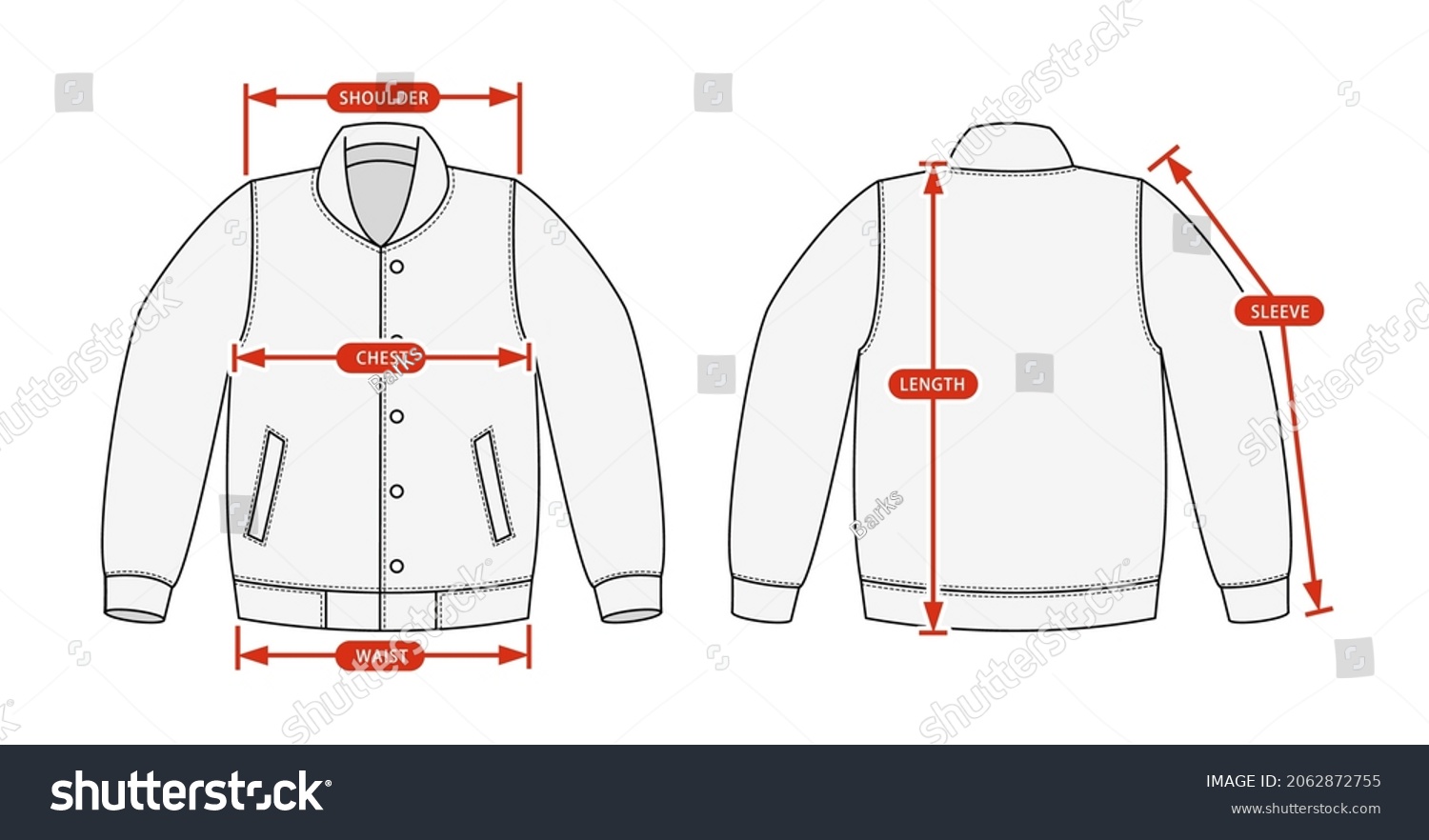 915 Clothing size chart Stock Illustrations, Images & Vectors ...