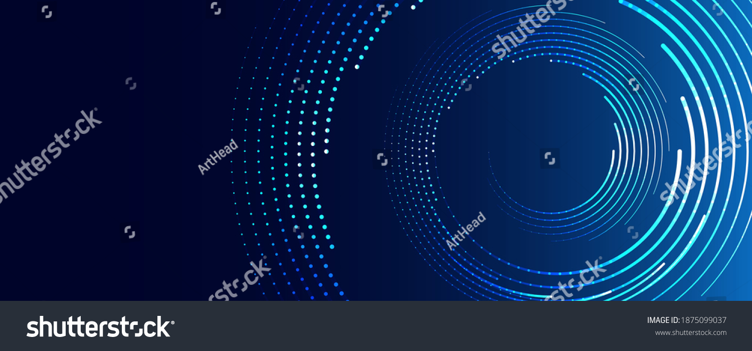 Cloud Computing Concept Futuristic Business Network Stock Vector (Royalty Free) 1875099037