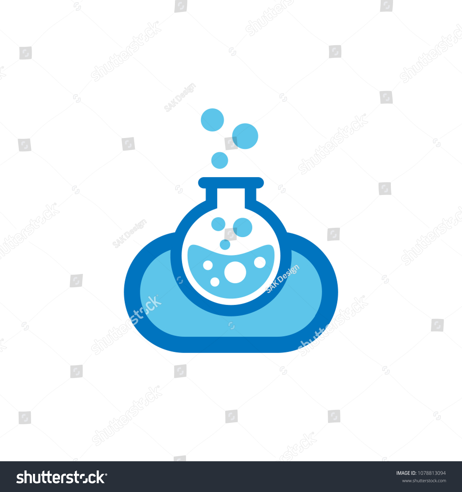 Cloud Lab Logo Icon Design Stock Vector (Royalty Free) 1078813094 ...