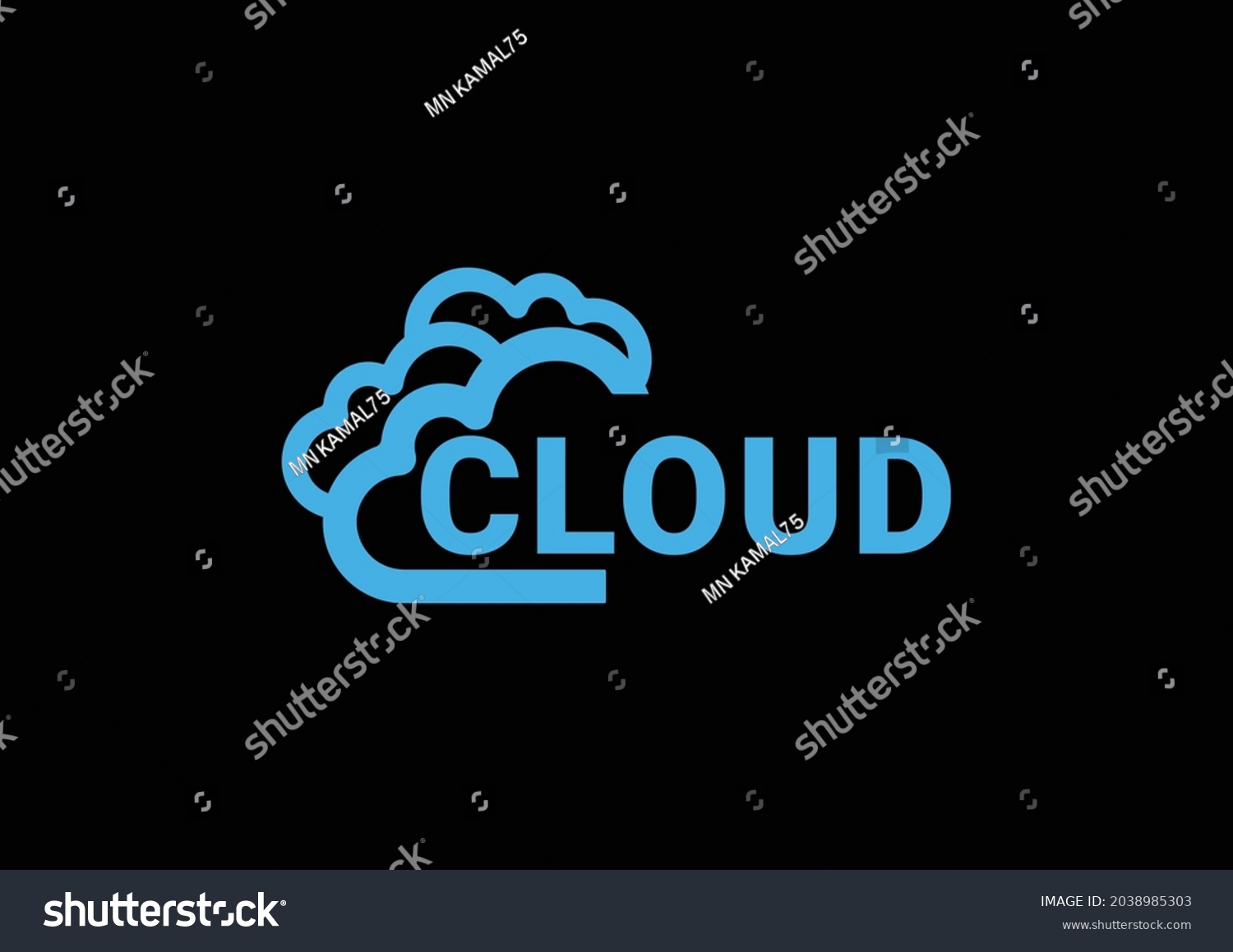 Cloud New Logo Icon Design Template Stock Vector (Royalty Free ...
