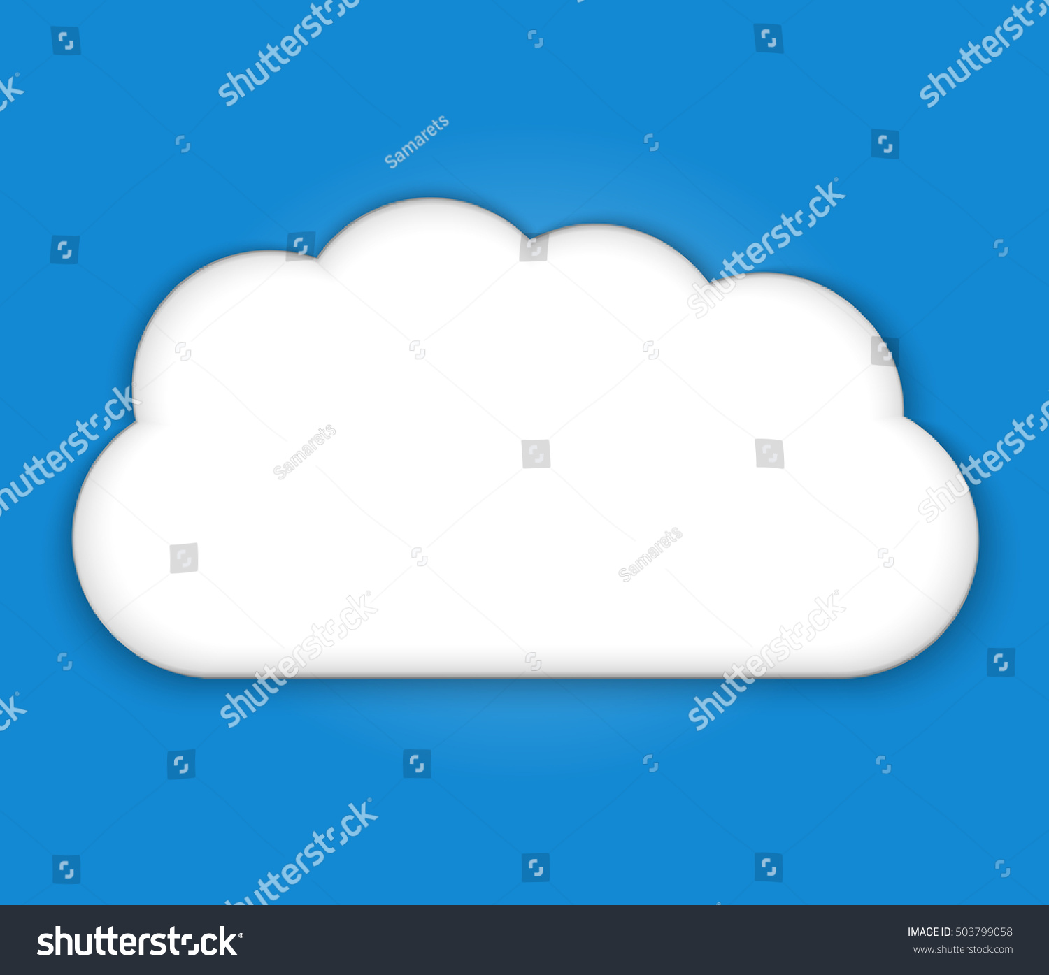 Cloud Vector Icon Cloud Weather Symbols Stock Vector (Royalty Free ...