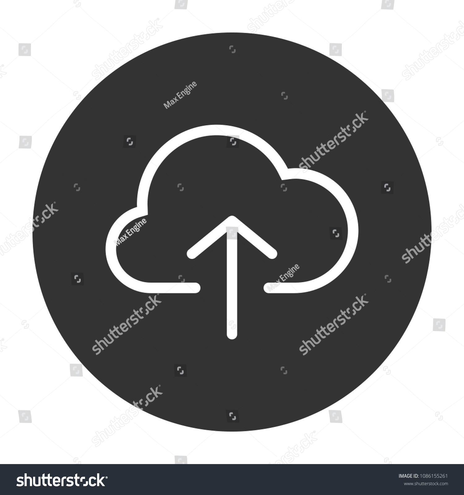Cloud Arrow Vector Icon Download Cloud Stock Vector (Royalty Free ...