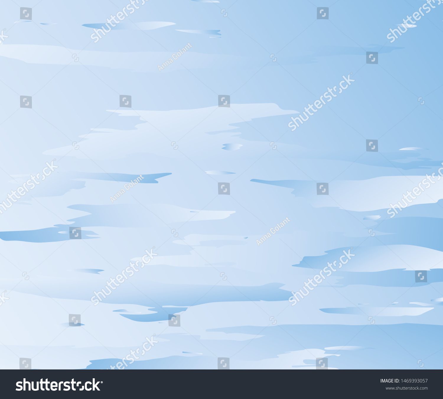 Cloudy Sky Vector Graphics Blue Gradient Stock Vector (Royalty Free ...