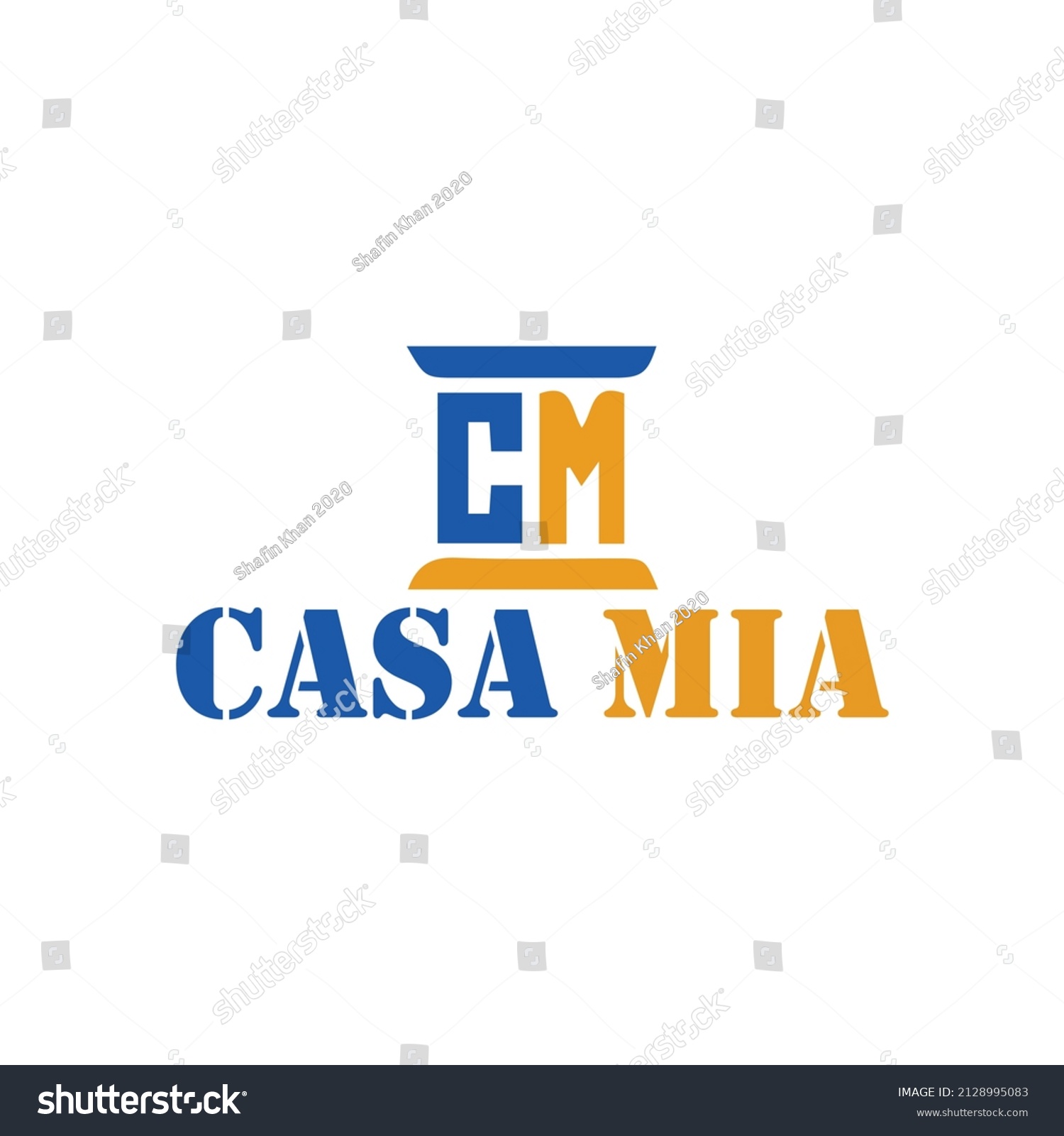 Cm Company Logo Vector Design Stock Vector (Royalty Free) 2128995083 ...