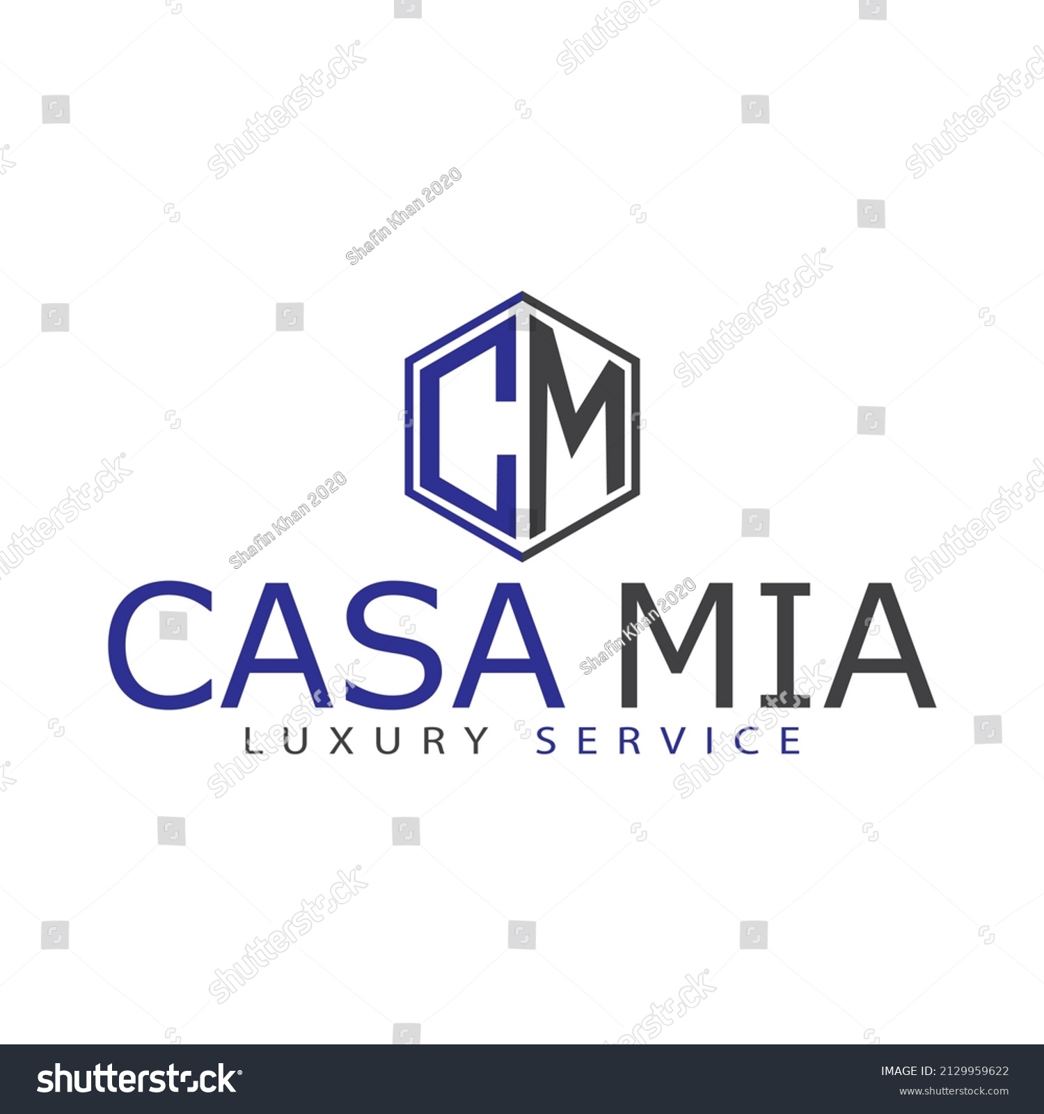 Cm Company Vector Logo Design Stock Vector (Royalty Free) 2129959622 ...