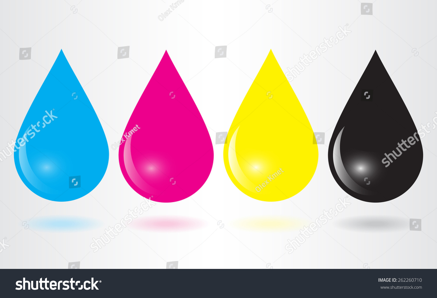 Cmyk Ink Drops Vector Illustration Stock Vector (Royalty Free ... Cmyk Ink Drops Vector Illustration Stock Vector (Royalty Free ...