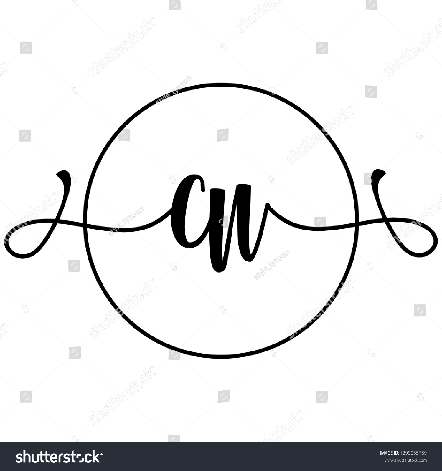 Cn Graphics Logo Stock Vector (Royalty Free) 1299055789 | Shutterstock