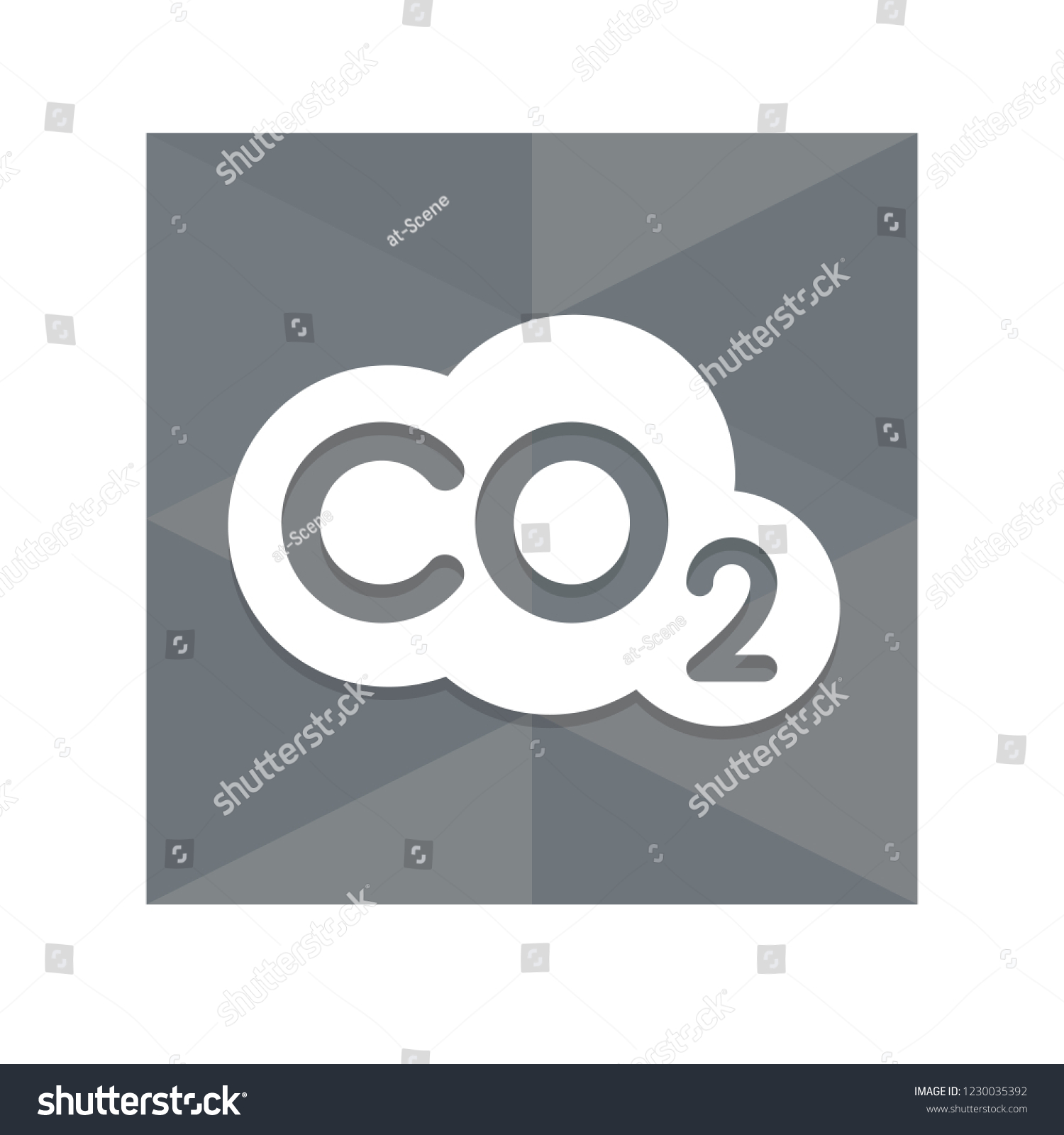 Co2 App Icon: vector de stock (libre de regalías) 1230035392 | Shutterstock