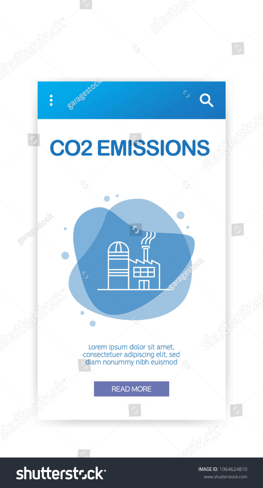 Co2 Emissions Infographic Stock Vector (Royalty Free) 1064624810