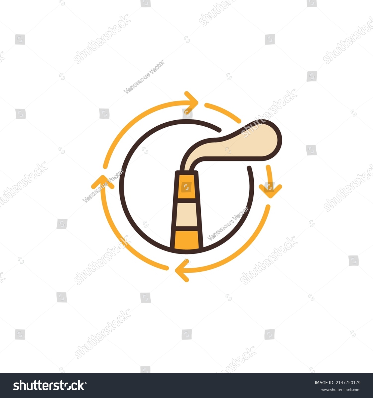 Co2 Gas Recycling Vector Concept Creative Stock Vector (Royalty Free ...