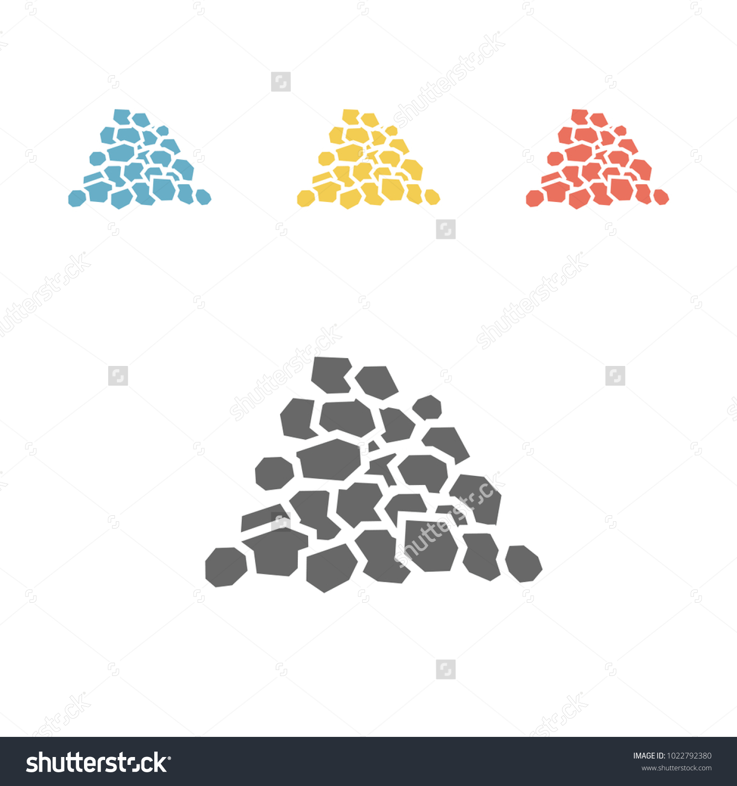 2,932 Pile of rocks icon Images, Stock Photos & Vectors | Shutterstock