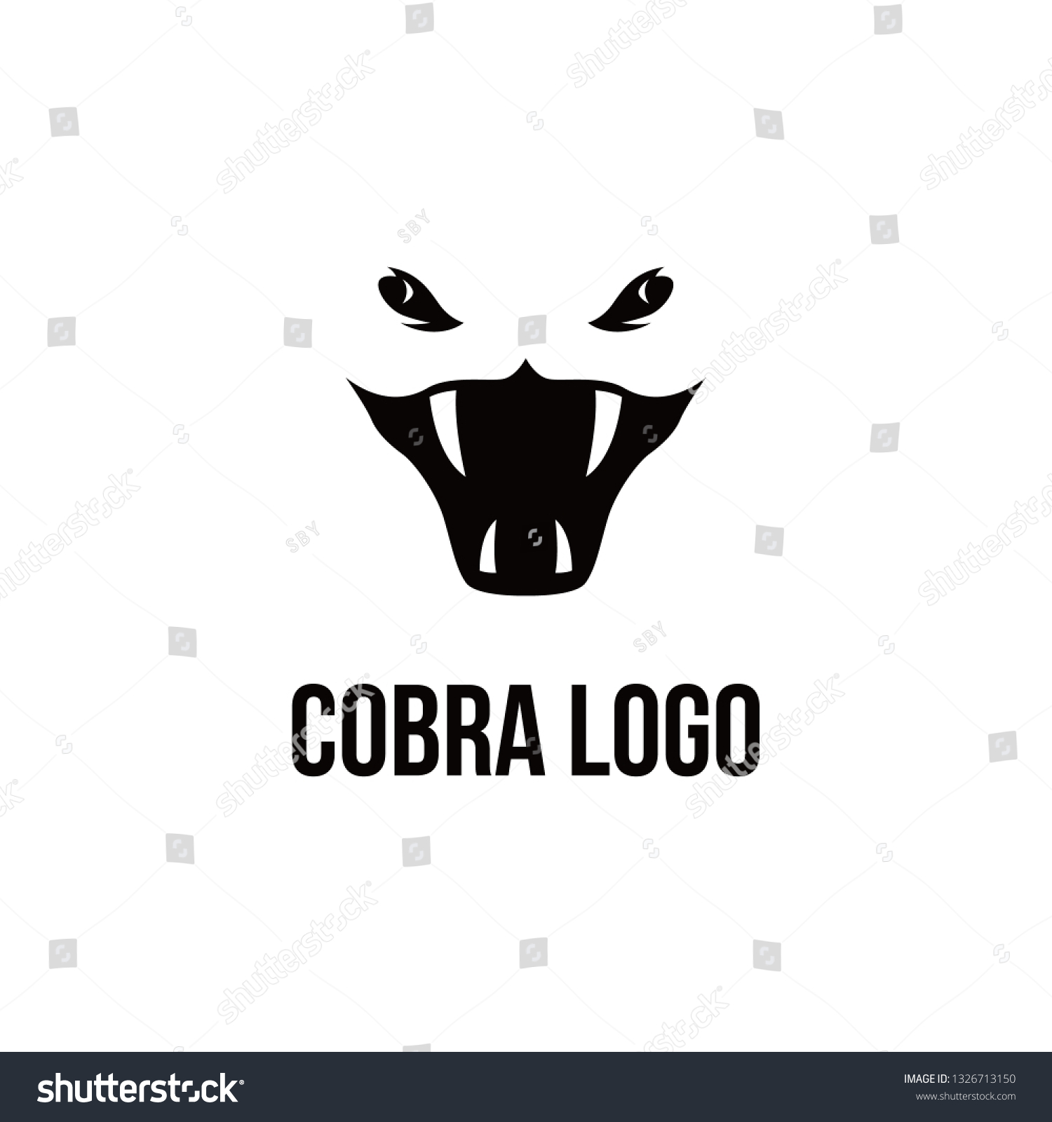Cobra Logo Design Idea Stock Vector (Royalty Free) 1326713150 ...