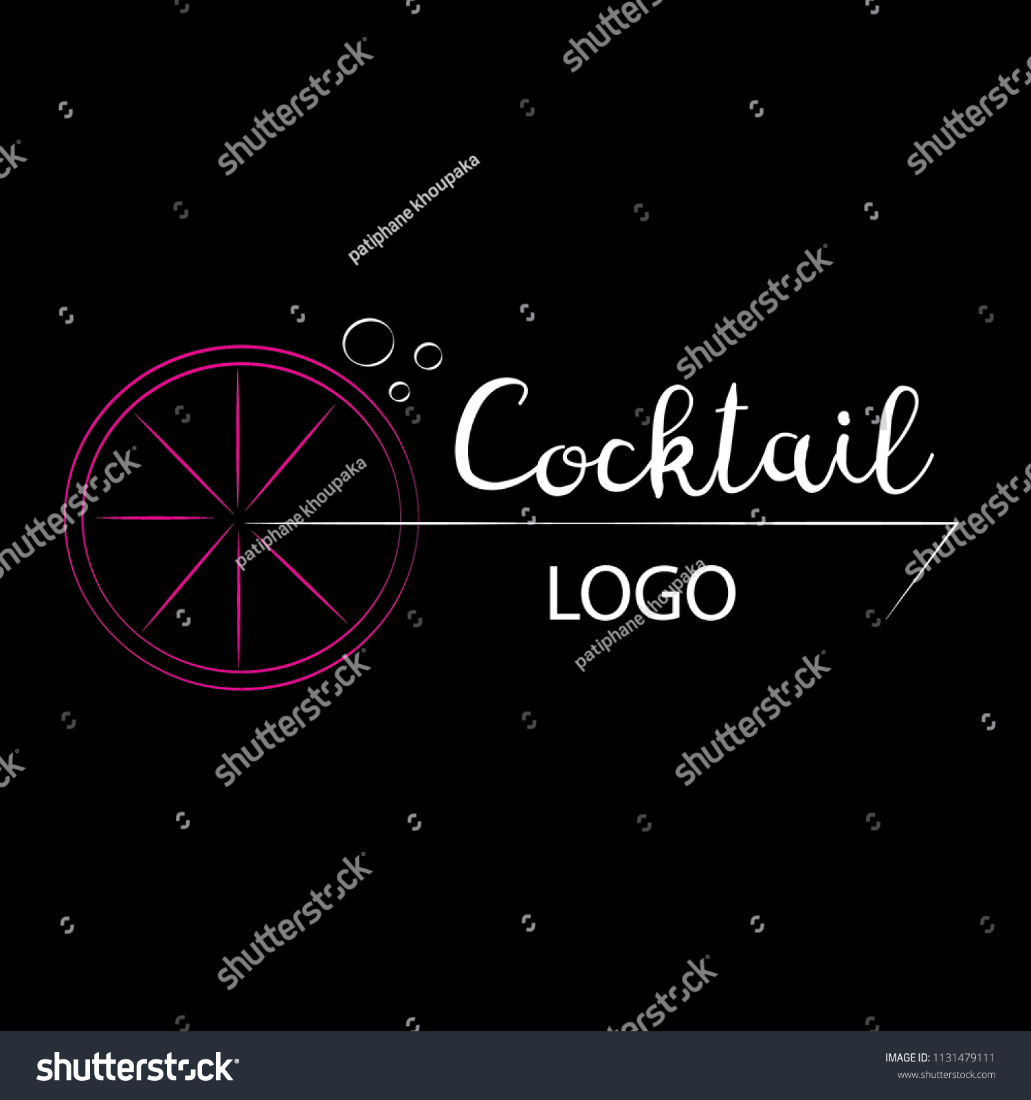 Cocktail Slogan Vector Illustration Stock Vector (Royalty Free ...