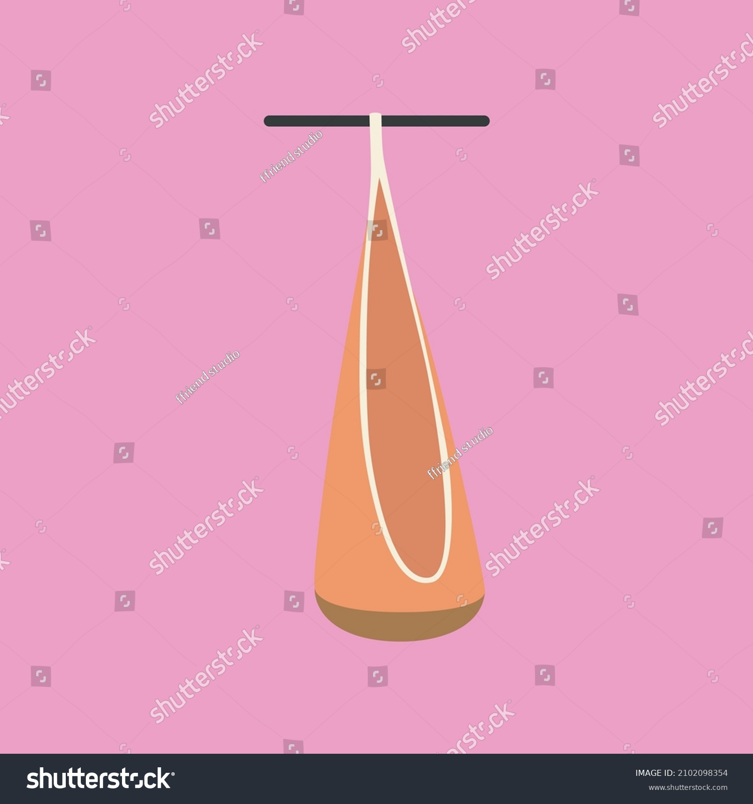 Cocoon Swing Cartoon Flat Vector Illustration Stock Vector (Royalty ...
