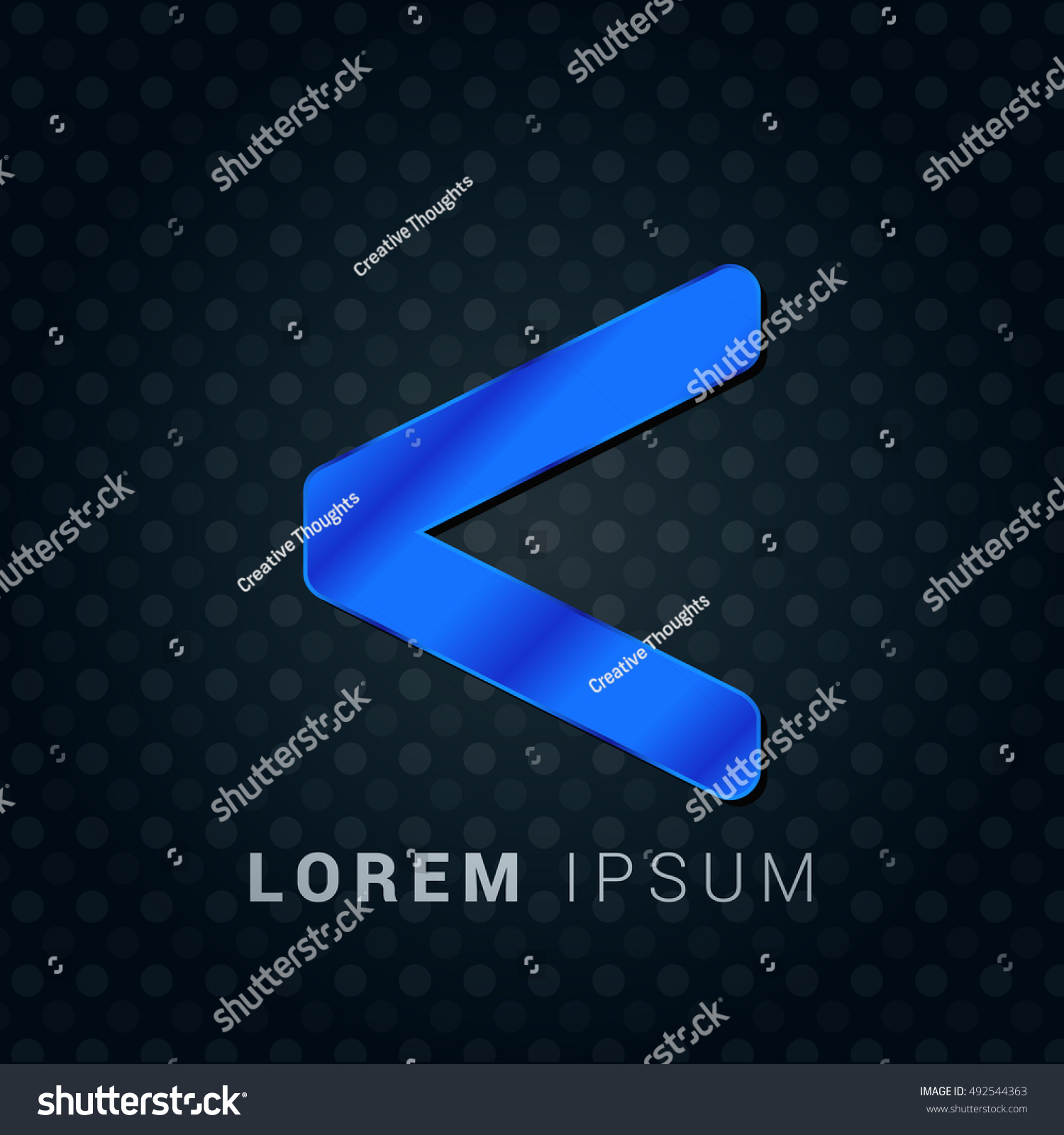 Code Blue Metallic Chromium Precious Icon Stock Vector (Royalty Free ...