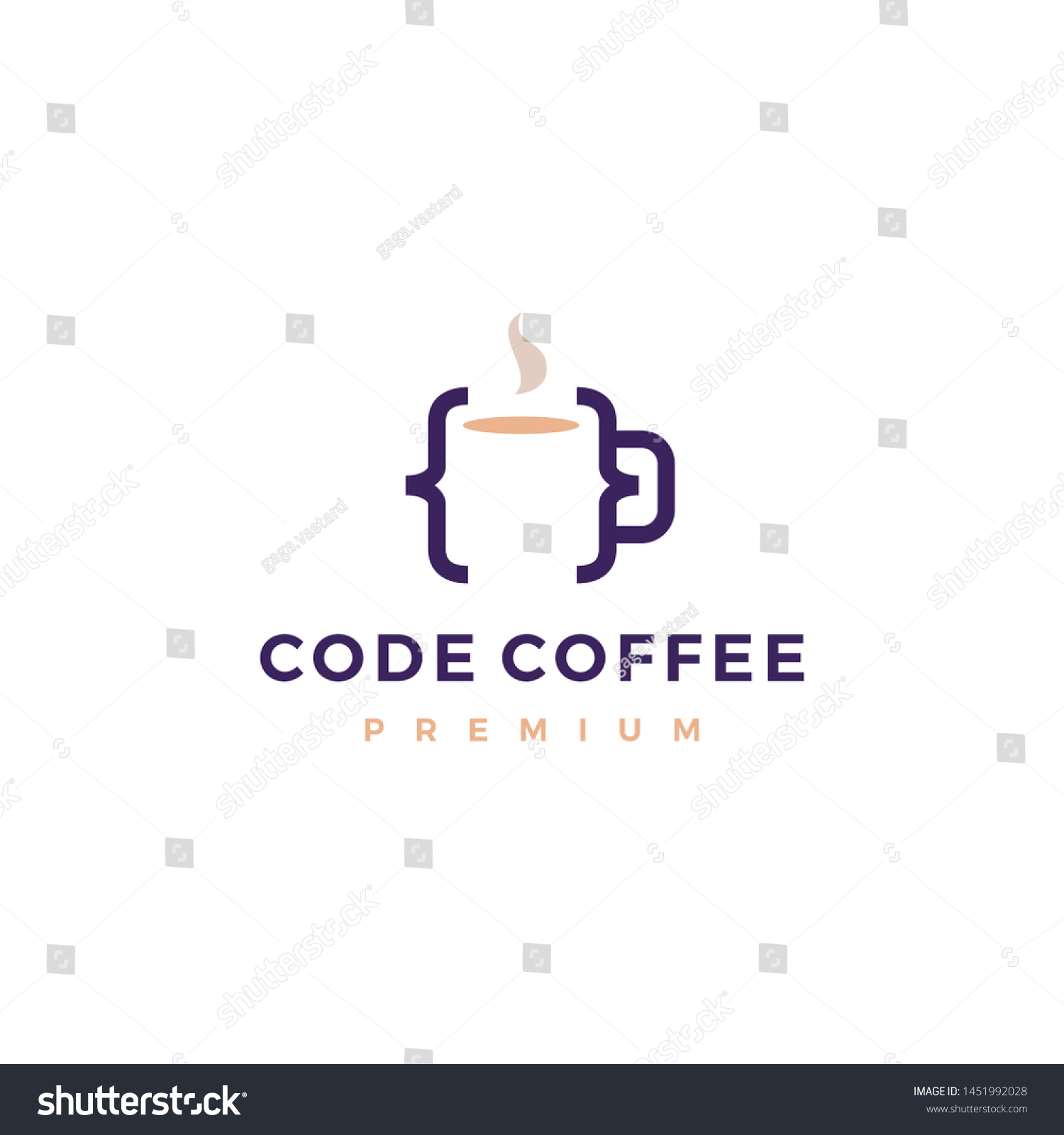 1,079 Coffee code logo Images, Stock Photos & Vectors | Shutterstock